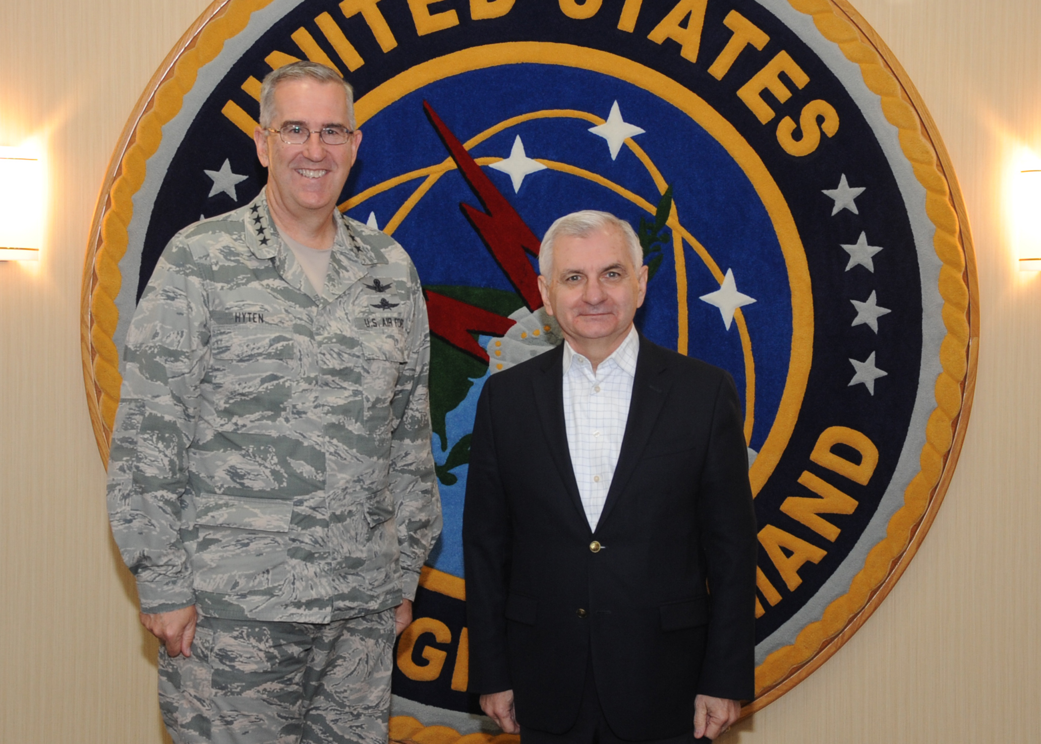 Sen. Reed visits USSTRATCOM