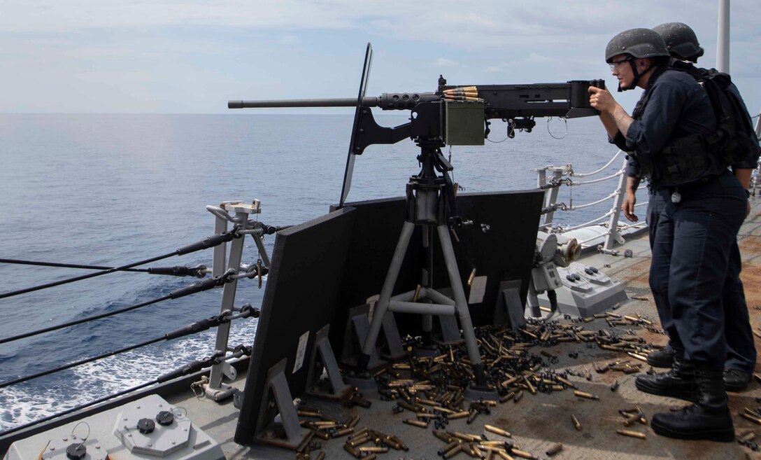 180531-N-HV059-1170 SOUTH CHINA SEA (May 31, 2018) Seaman Bethany Paval ...