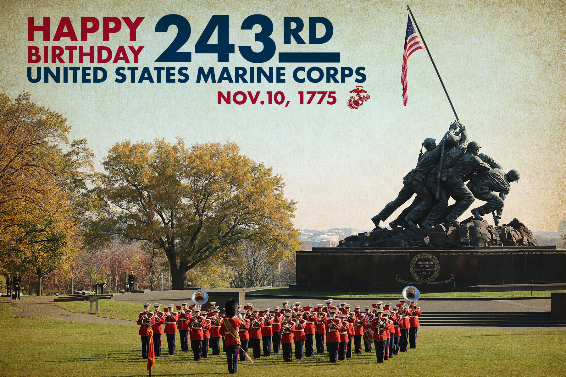 USMC Birthday: Nov. 10