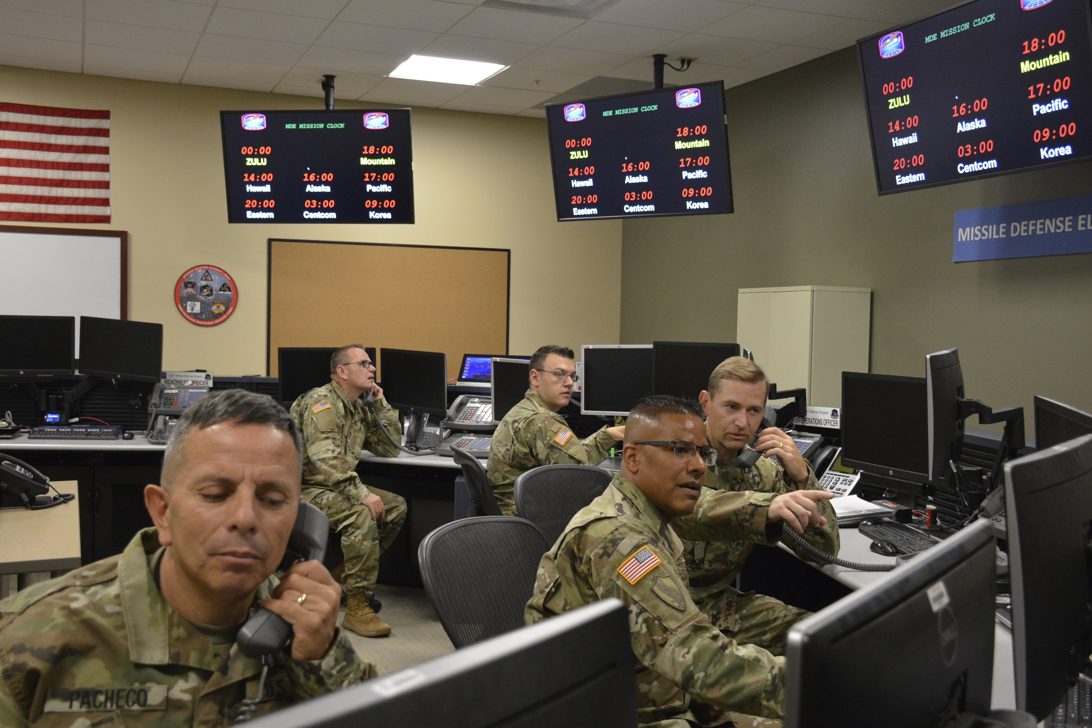Missile Defense Soldiers at work in Colorado