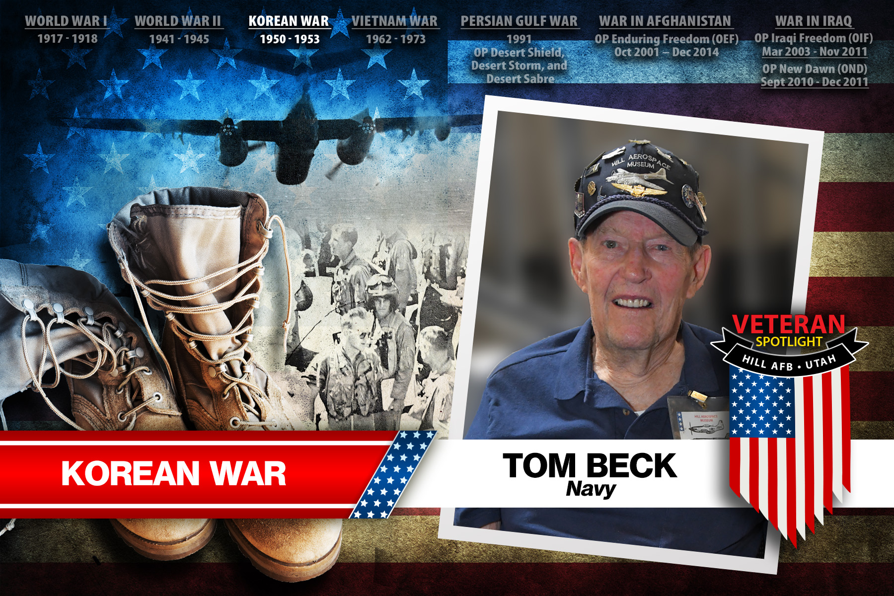 Veteran Spotlight: Tom Beck > Hill Air Force Base > News