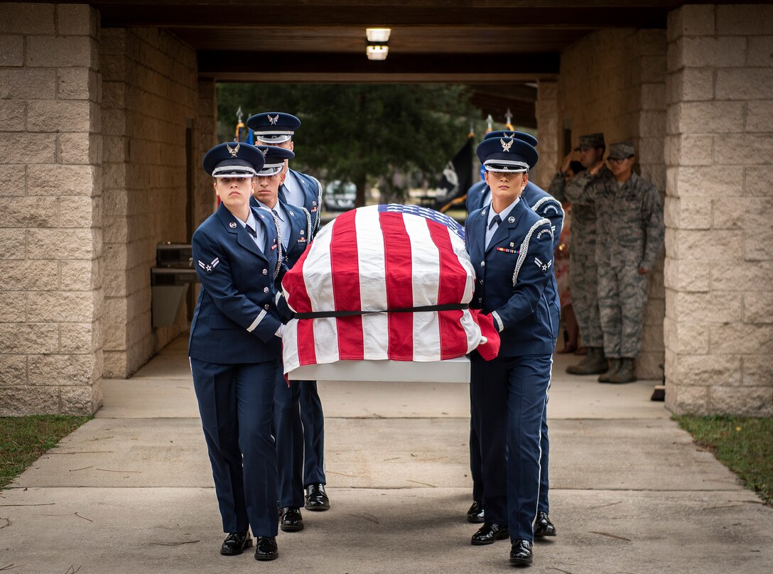 New Airmen enter Honor Guard
