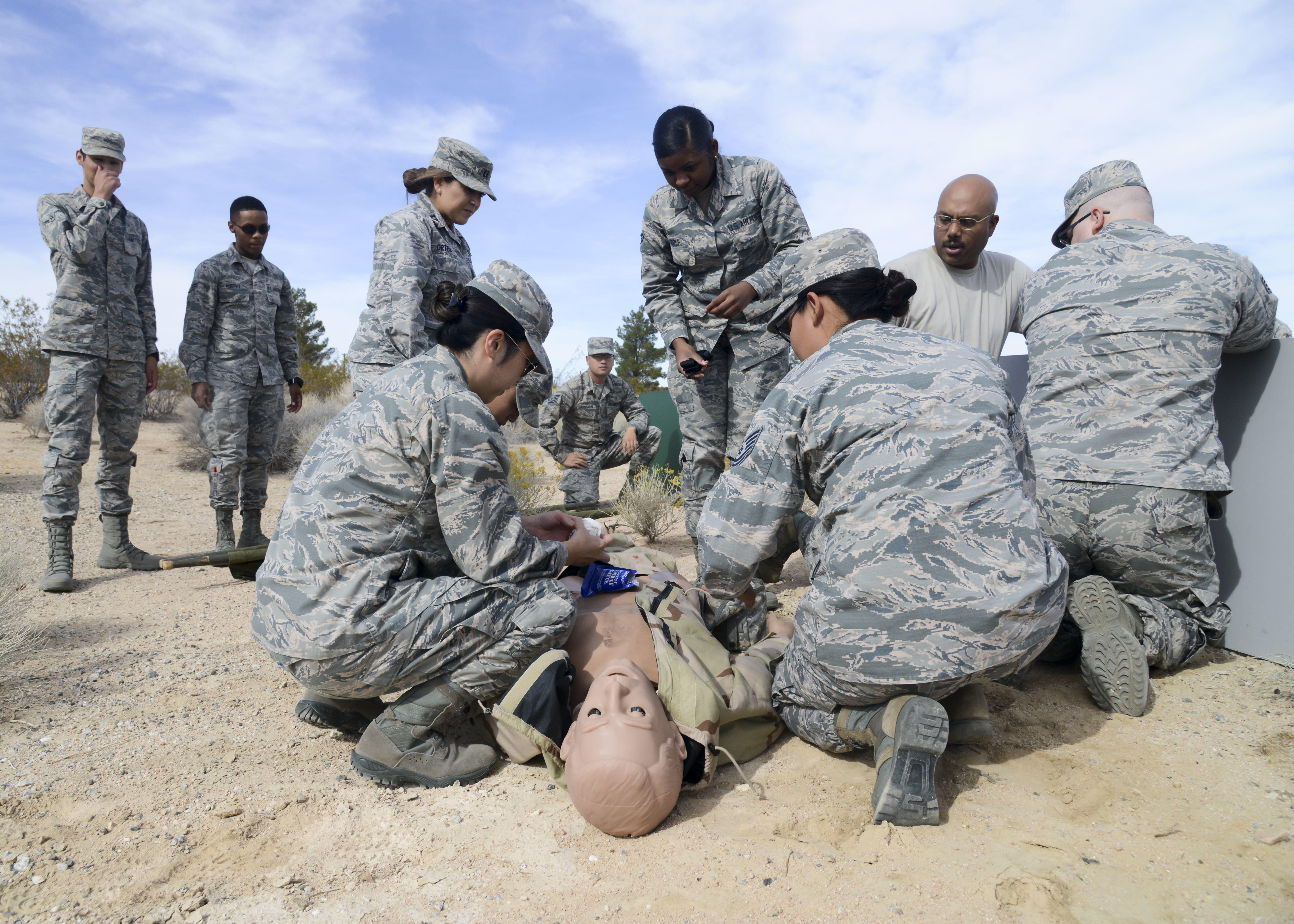 Combined, interagency medical training enhances care for Airmen