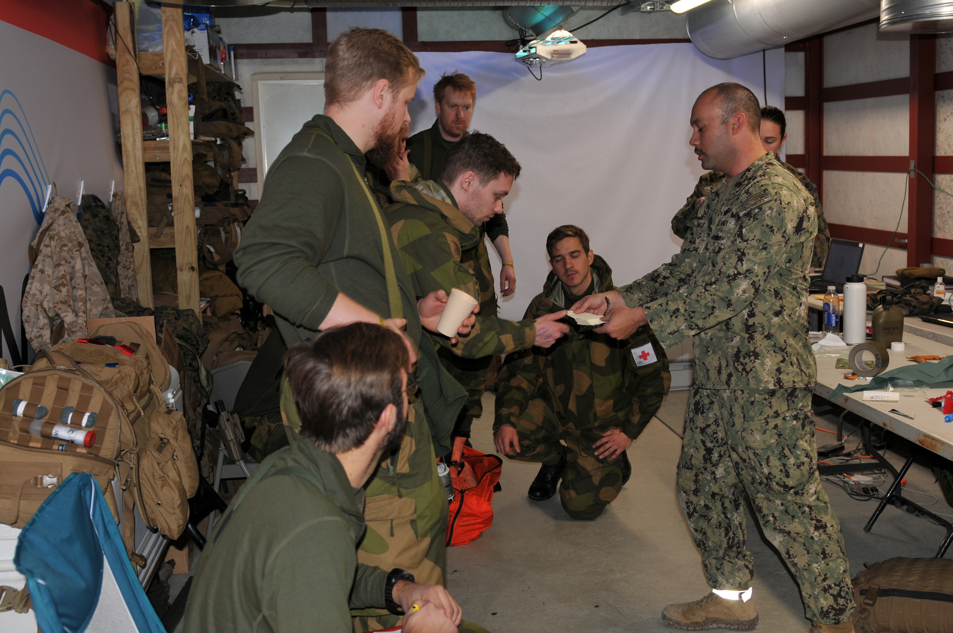 IDC from 22 NCR Leads Training with Navy Corpsman and Norwegians ...