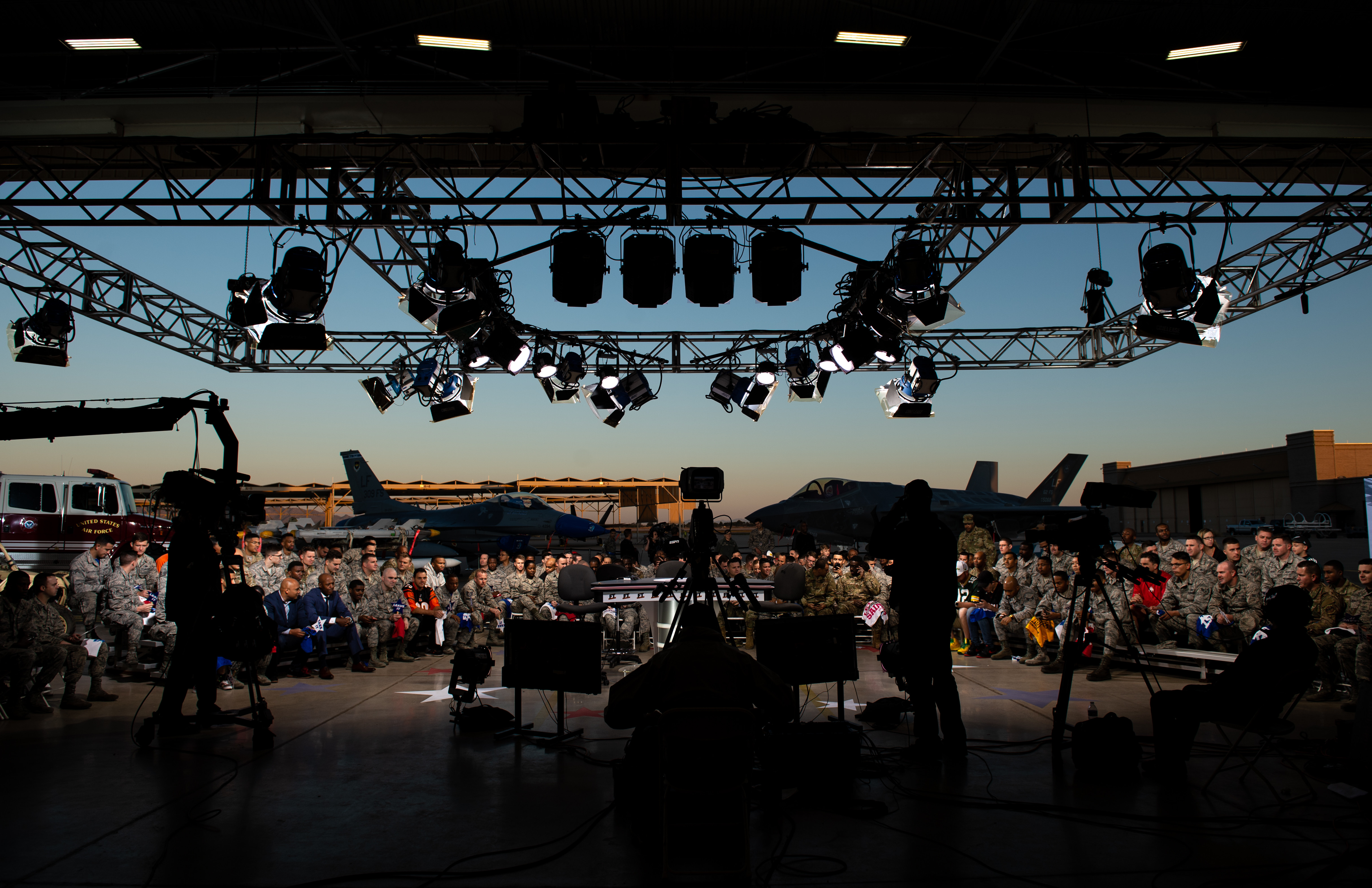 Luke AFB hosts ESPN First Take show > Luke Air Force Base > Article Display