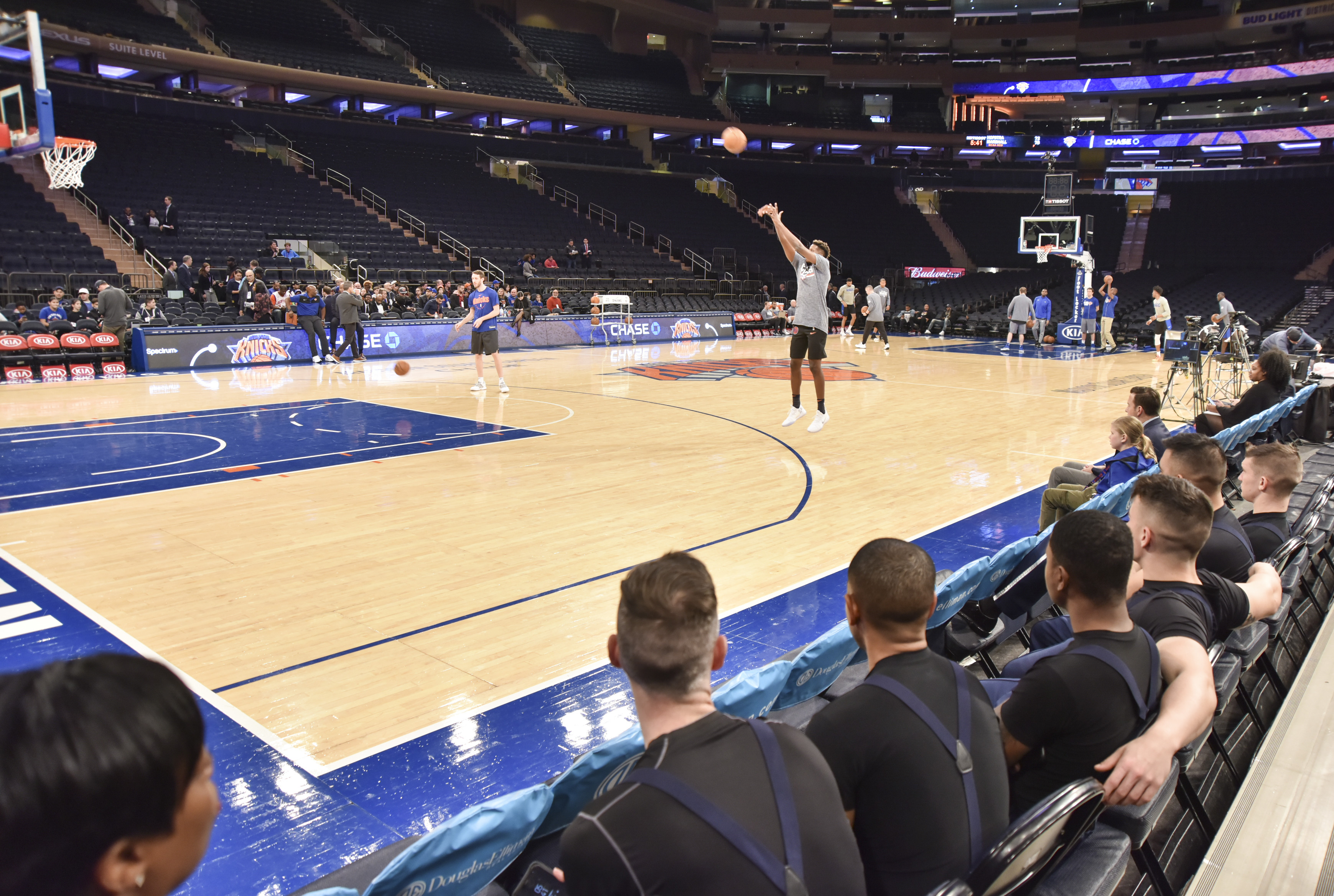 Honor Guard performs in Veterans Day Parade, Knicks game > Joint Base ...