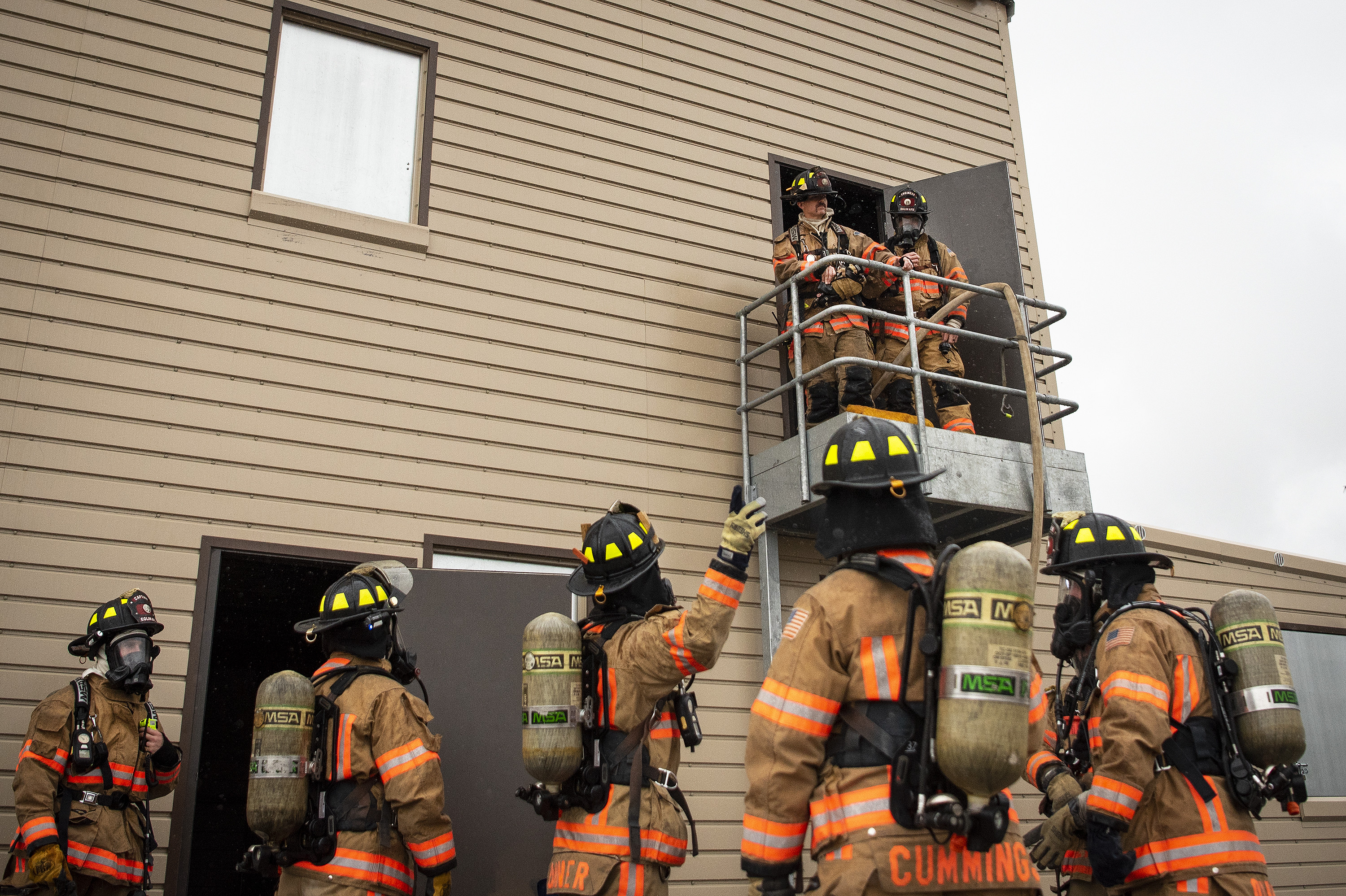 Heat is on: structural fire training > Eglin Air Force Base > Article ...