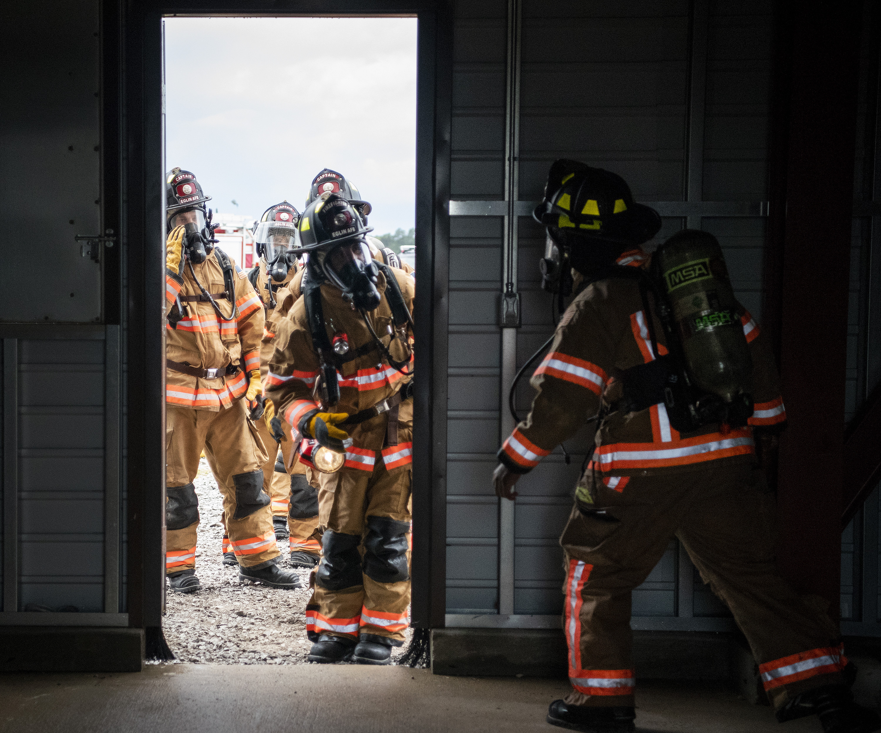 Heat is on: structural fire training > Eglin Air Force Base > Article ...
