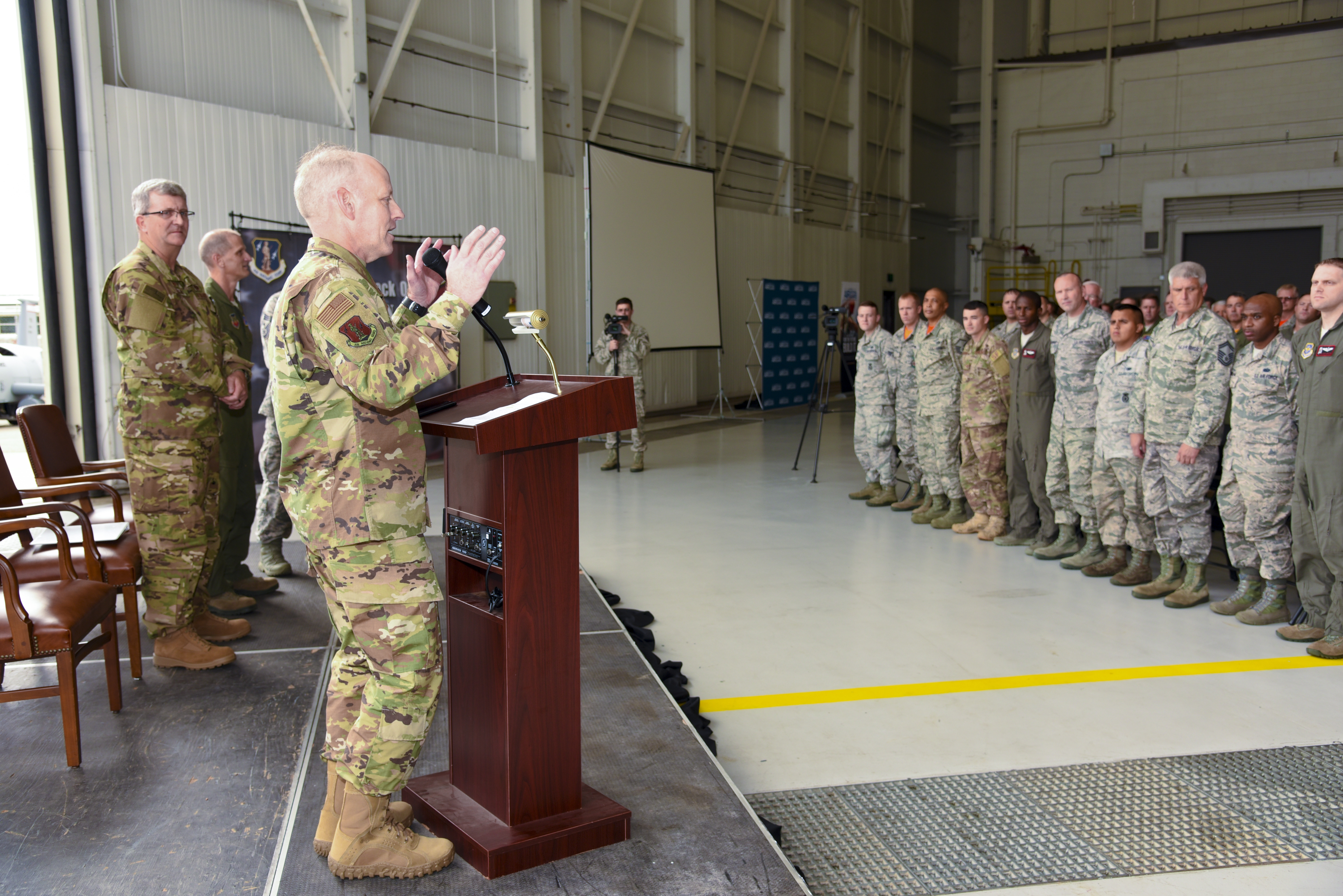 117th Air Refueling Wing Holds Commander Call