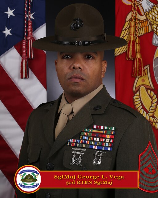 Sergeant Major George L. Vega > Marine Corps Recruit Depot, San Diego ...