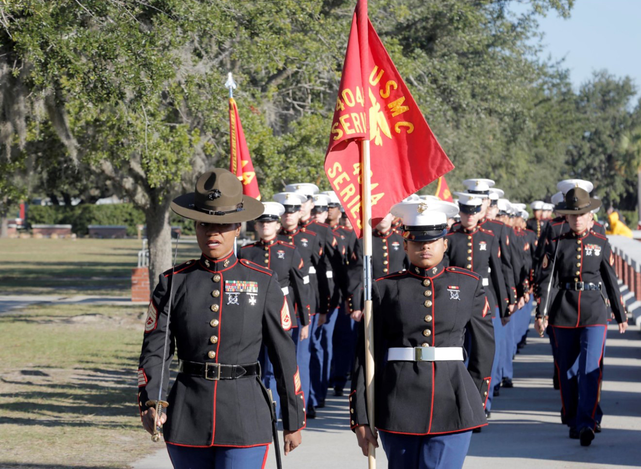 C&T provides Marine Corps recruits new female dress coats for ...
