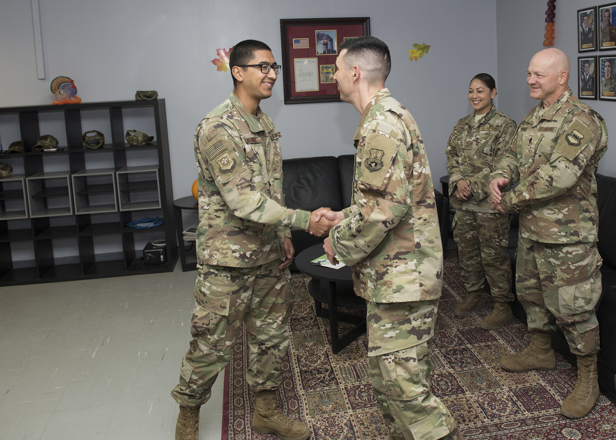 AFCENT Command Chief greets 407 AEG Airmen > U.S. Air Forces Central > News