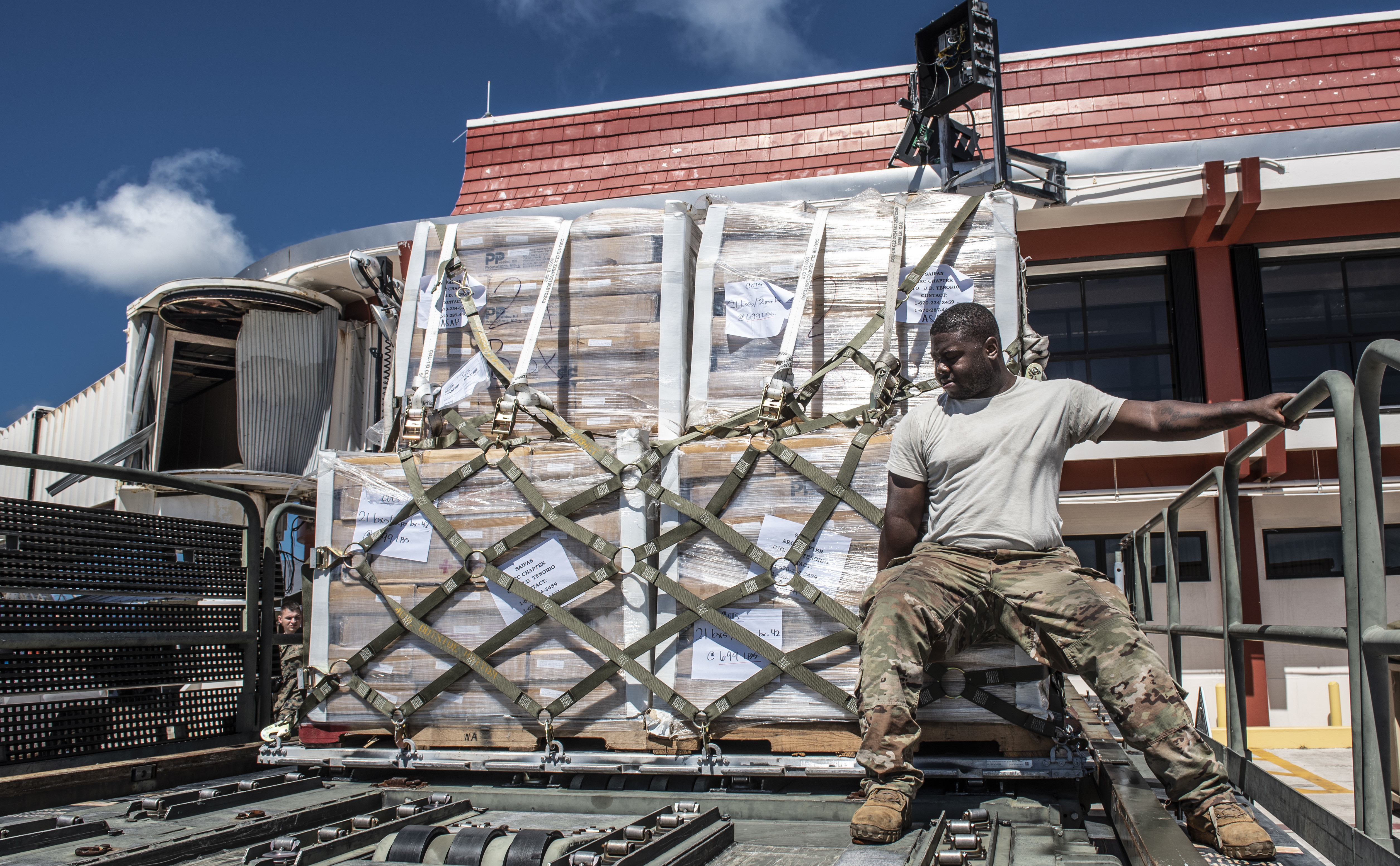 36th CRG brings relief, inspiration after devastation > Air Force ...