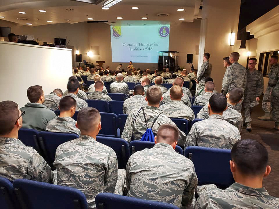 Chapel staff host first Operation Thanksgiving Traditions > Sheppard ...