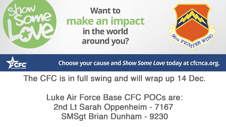 “Show Some Love” Combined Federal Campaign > Luke Air Force Base ...