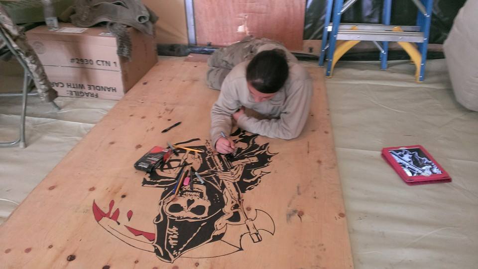 Student pilot showcases paintings in Columbus’s Art Walk > Columbus Air ...