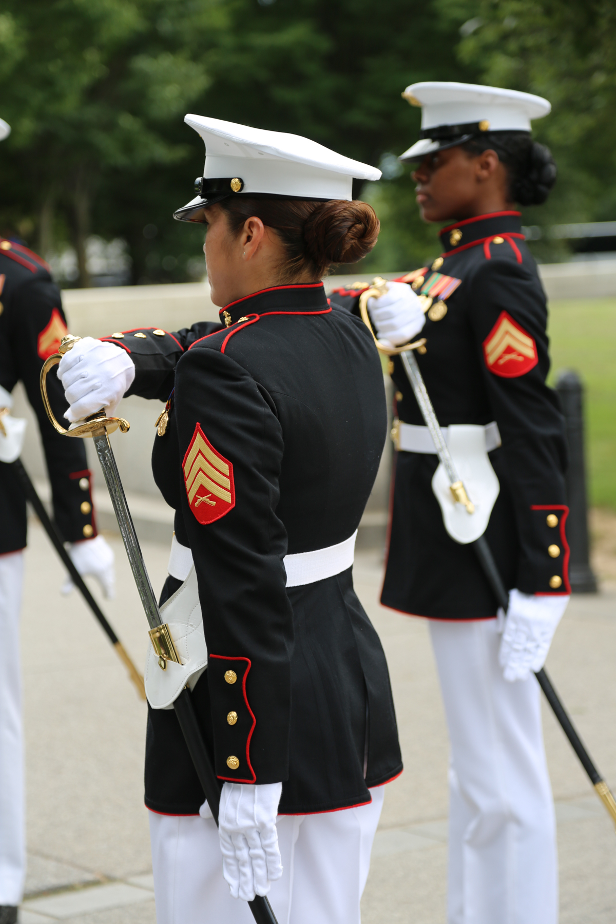 Marine Band Admin Clerk Serves as Parade Commander