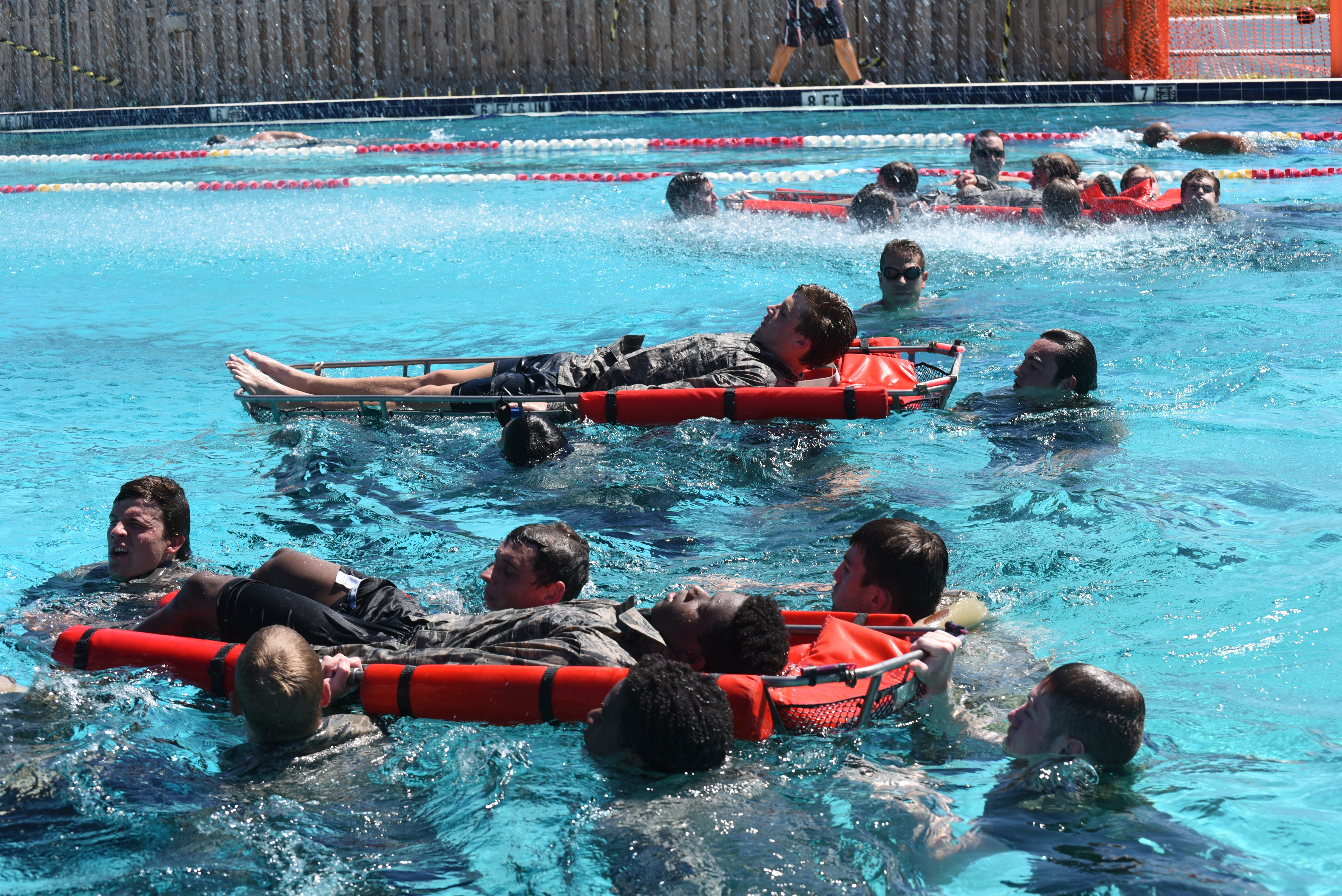 Rescue Wing Pararescuemen train UF Men's Swim Team > 920th Rescue Wing ...