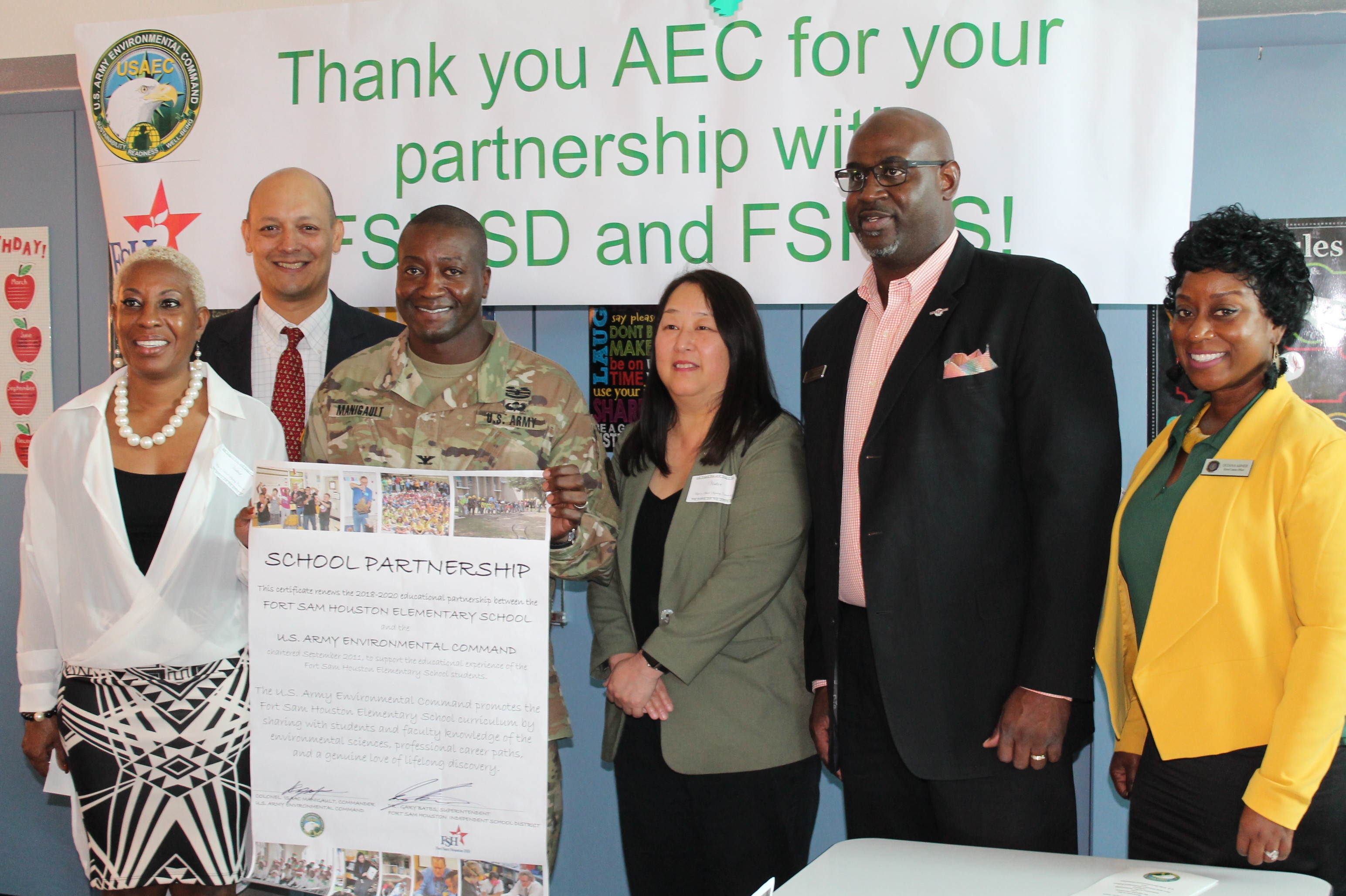 U.S. Army Environmental Command signs partnership with Fort Sam Houston ...