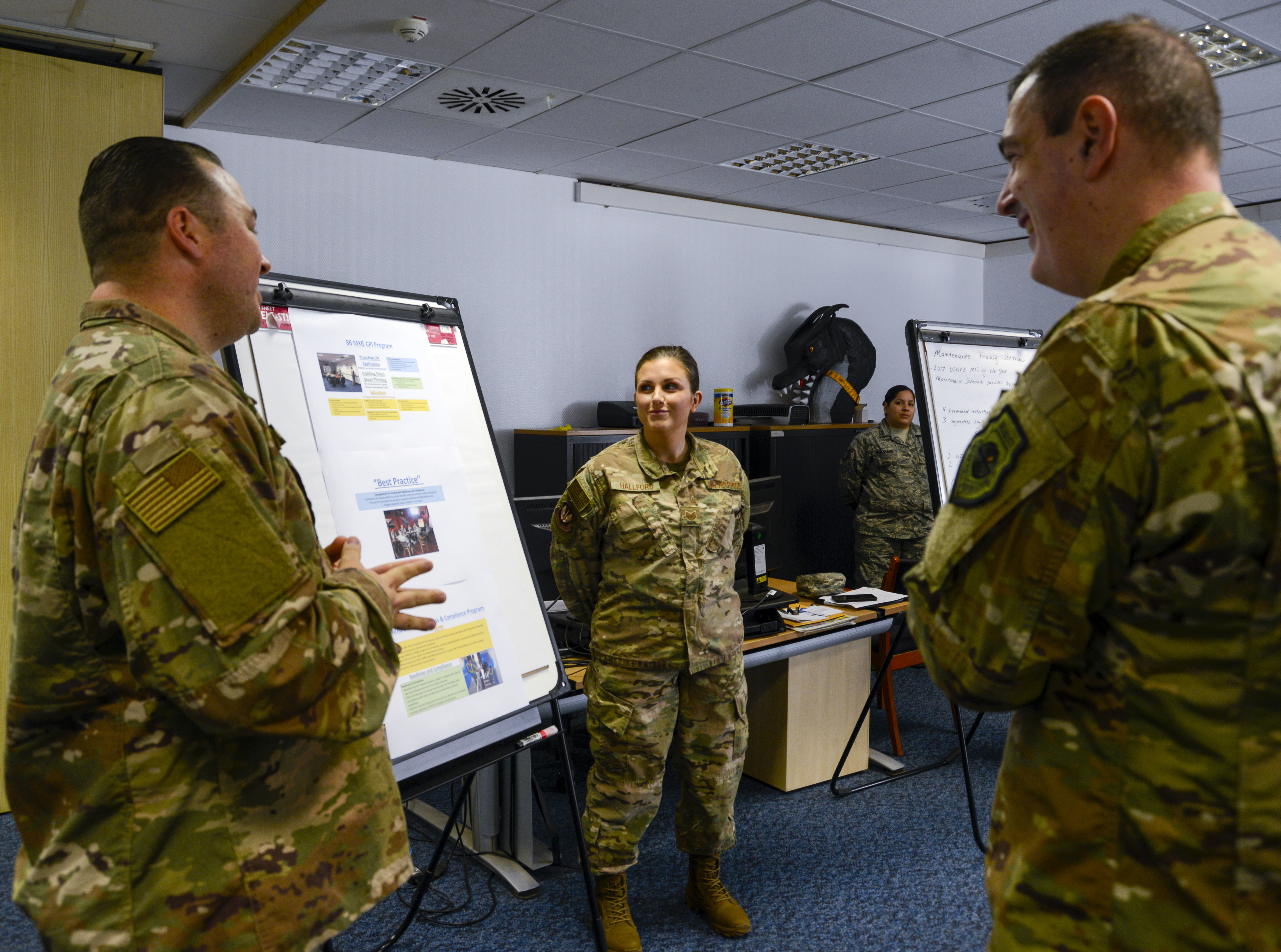 ‘World’s Best Wing’ command team tours 86th Maintenance Group ...