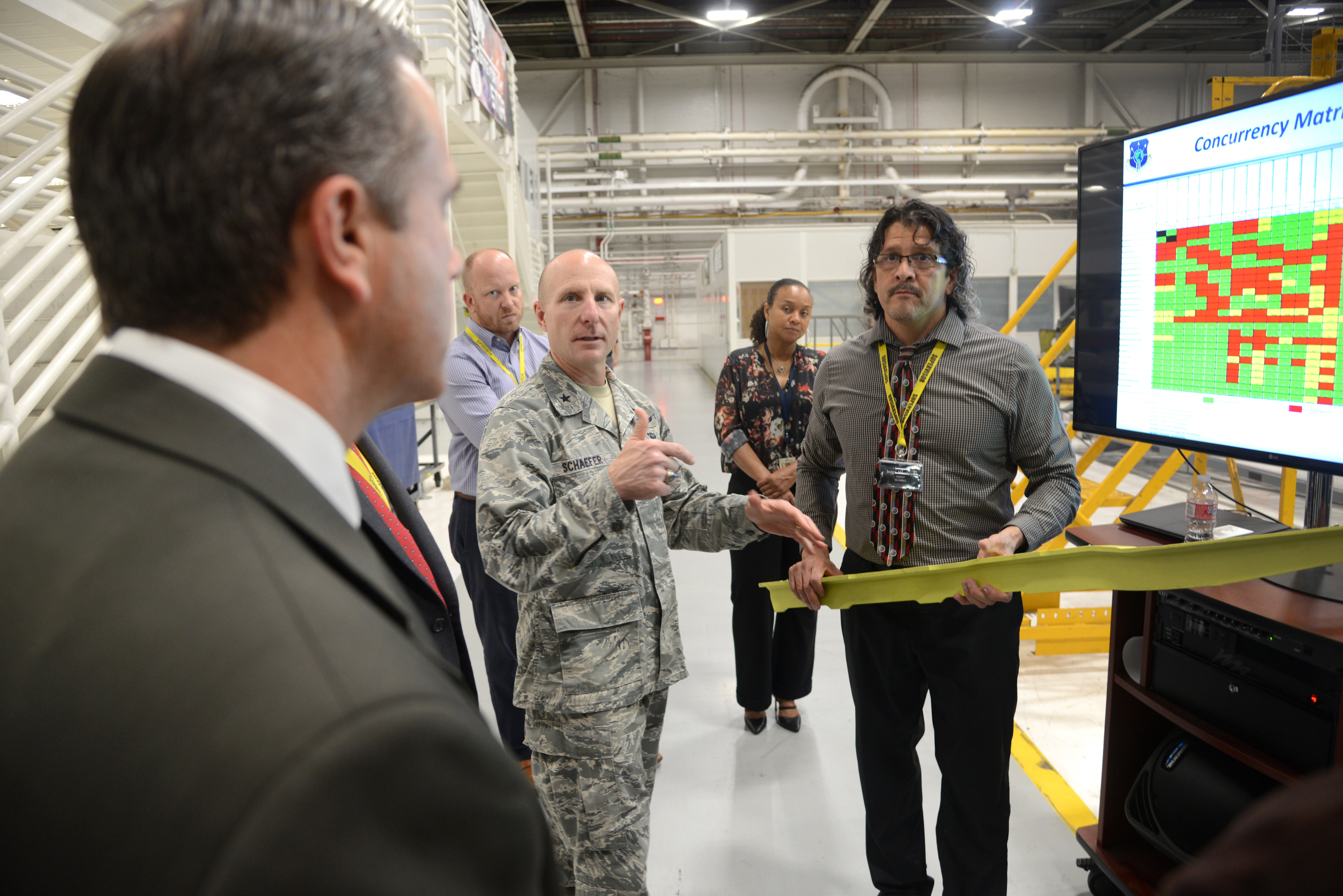 Photo: AFMC Deputy Commander Brig. Gen. Schaefer visits Tinker > Tinker ...