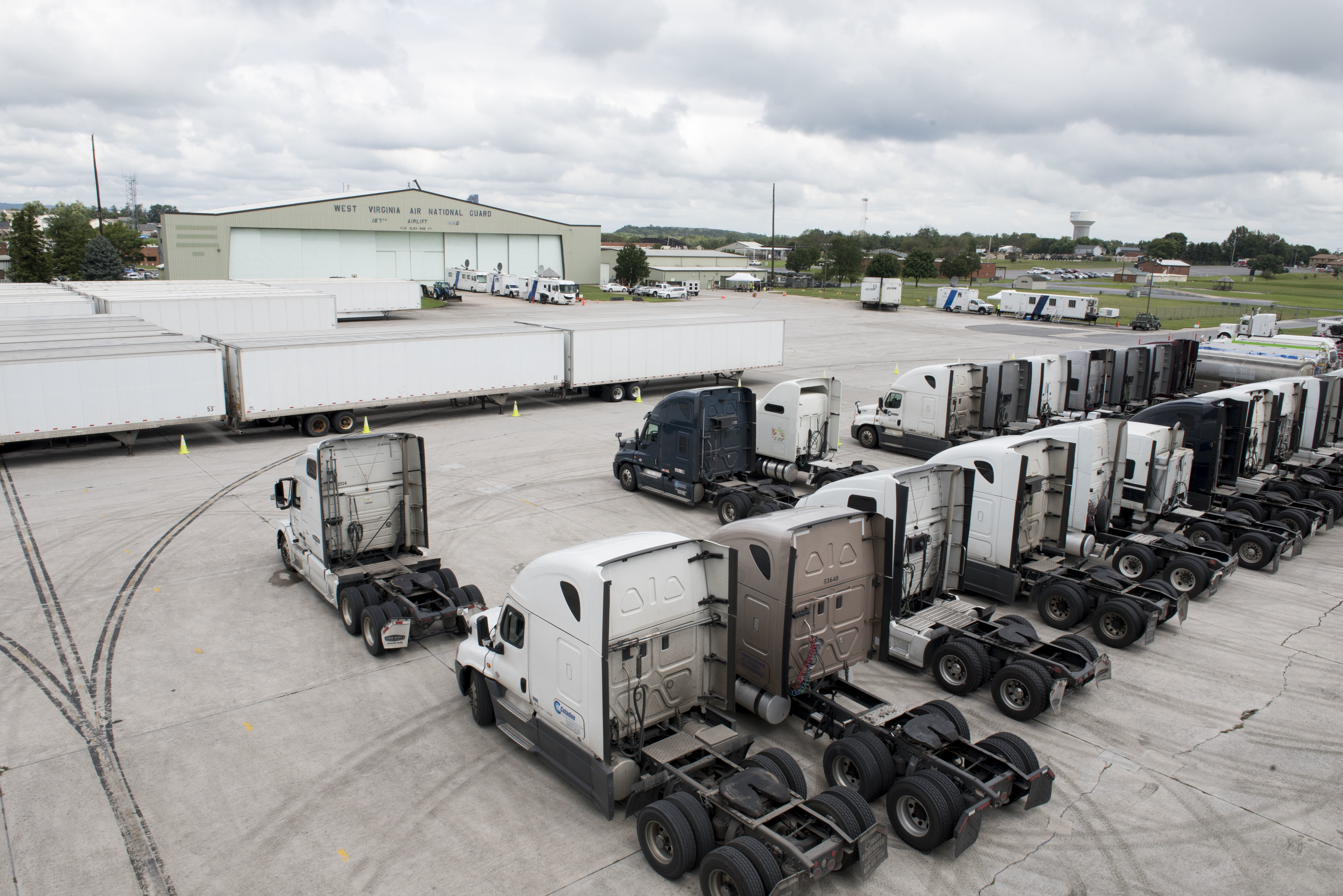 Wing serves as staging area for FEMA > 167th Airlift Wing > Article Display