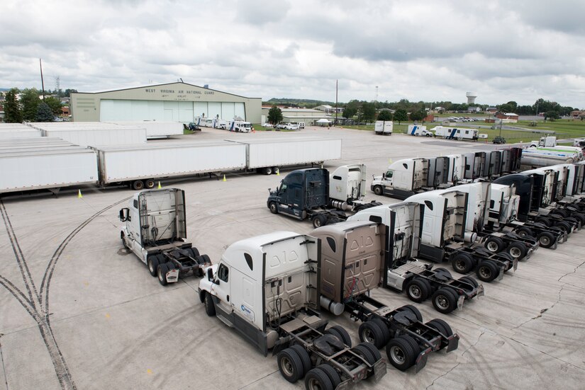 Wing serves as staging area for FEMA > 167th Airlift Wing > Article Display