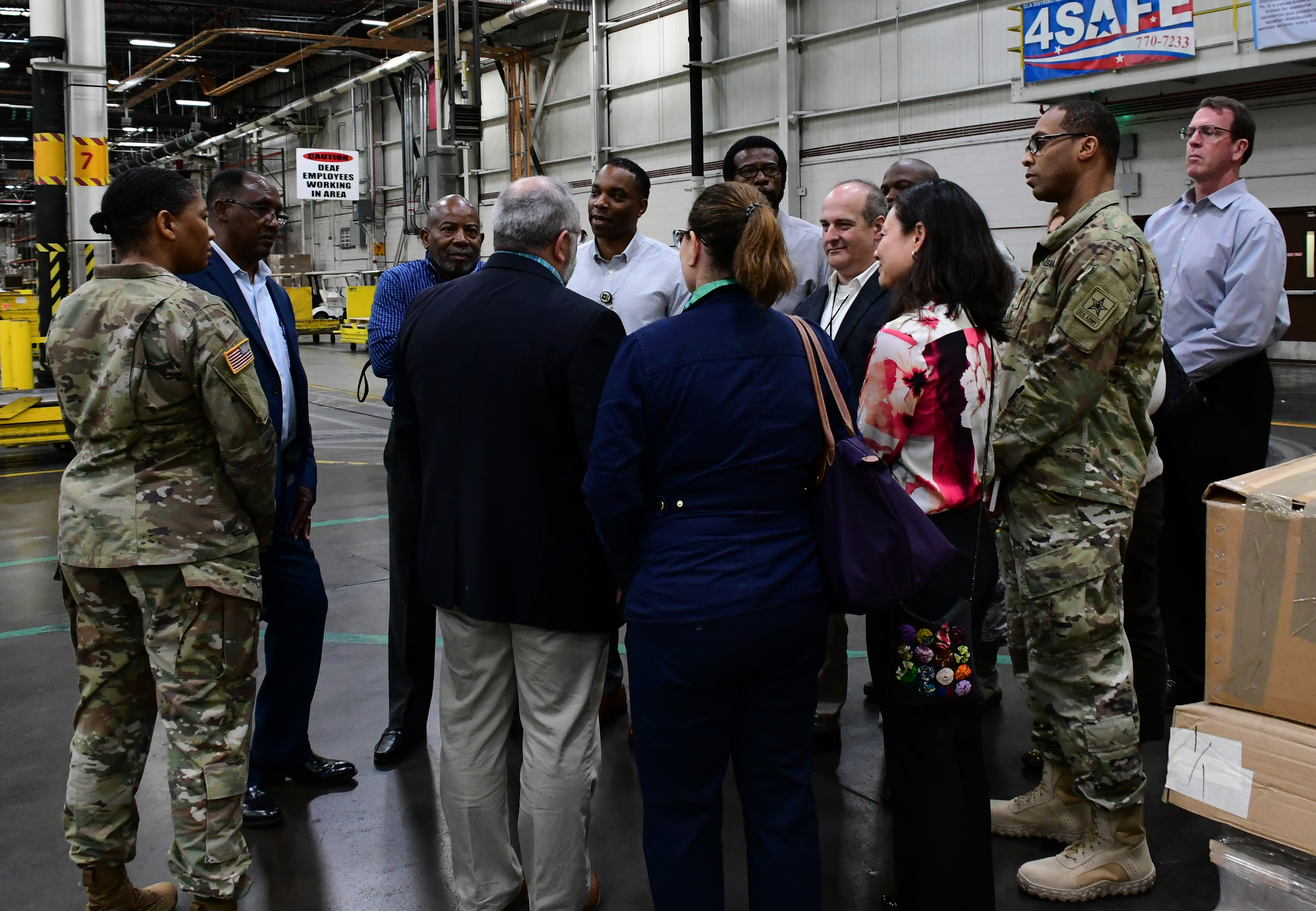 OSD Sustainment Fellows visit DLA Distribution, tour EDC