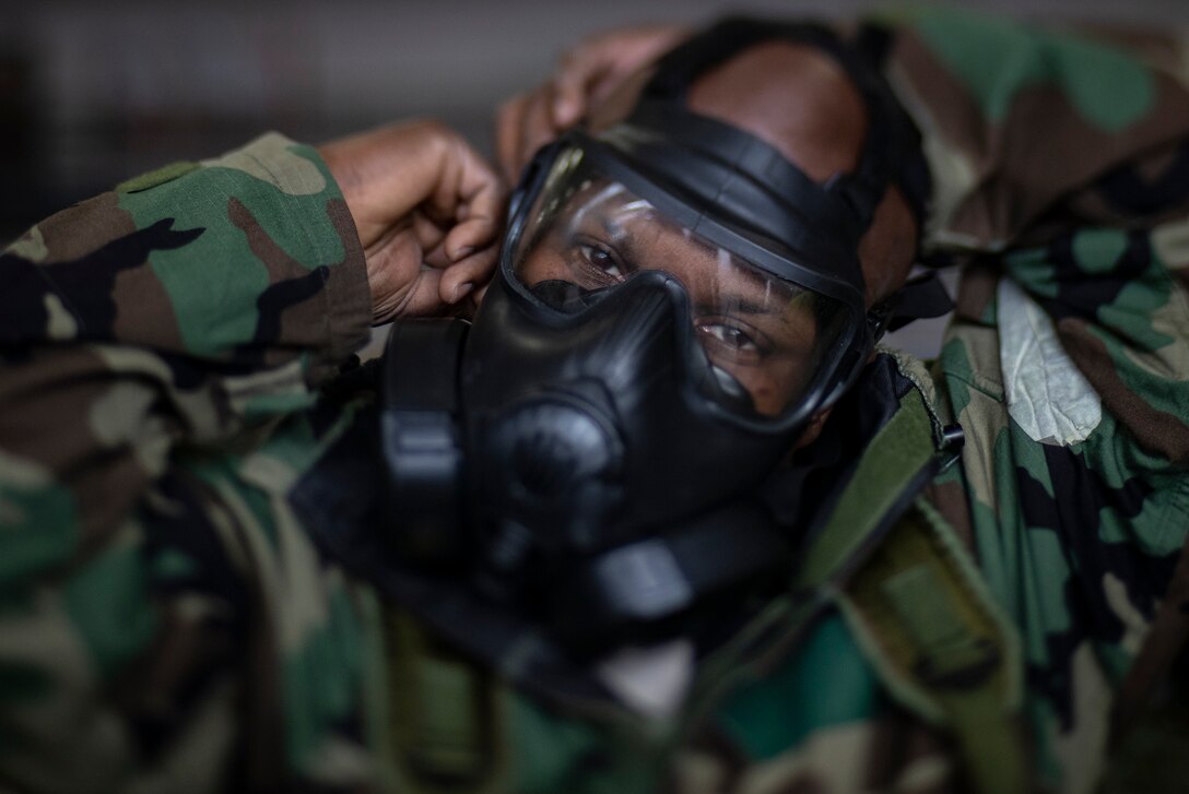 108th Wing Airmen train with protective gear