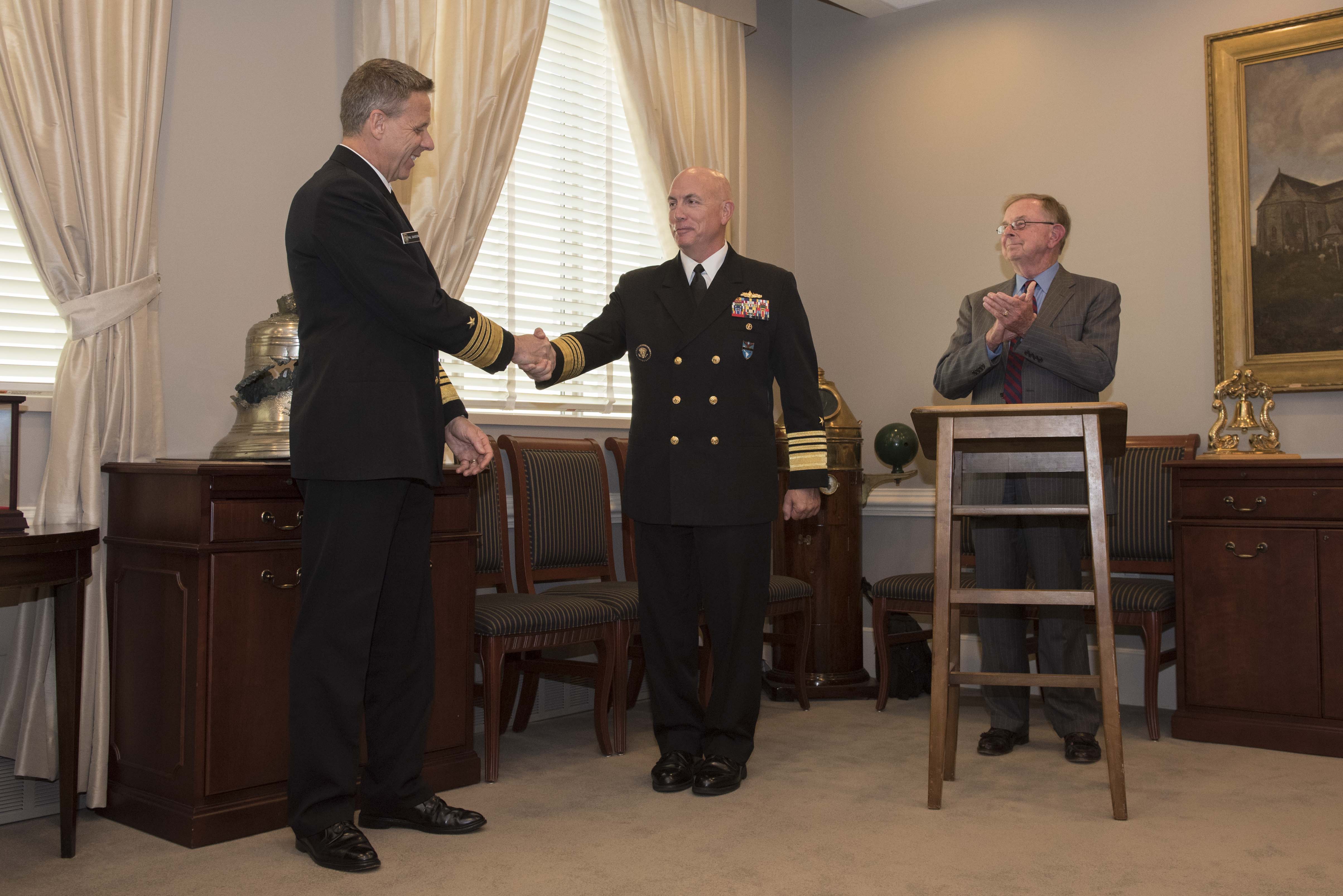 Surface Navy Association's "Old Salt" Award Passed to Adm. Davidson ...