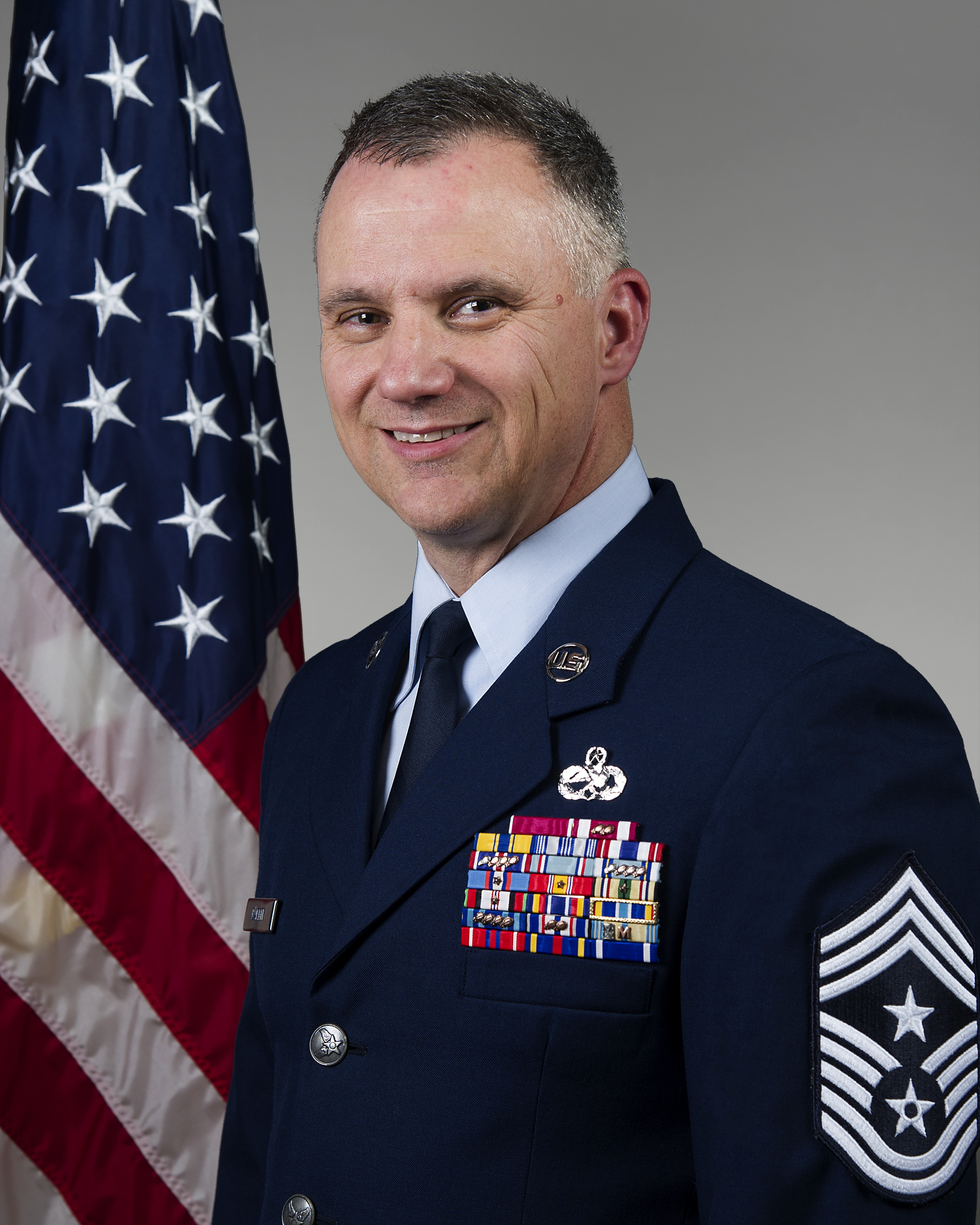 Command Chief Master Sgt. Mark Barber