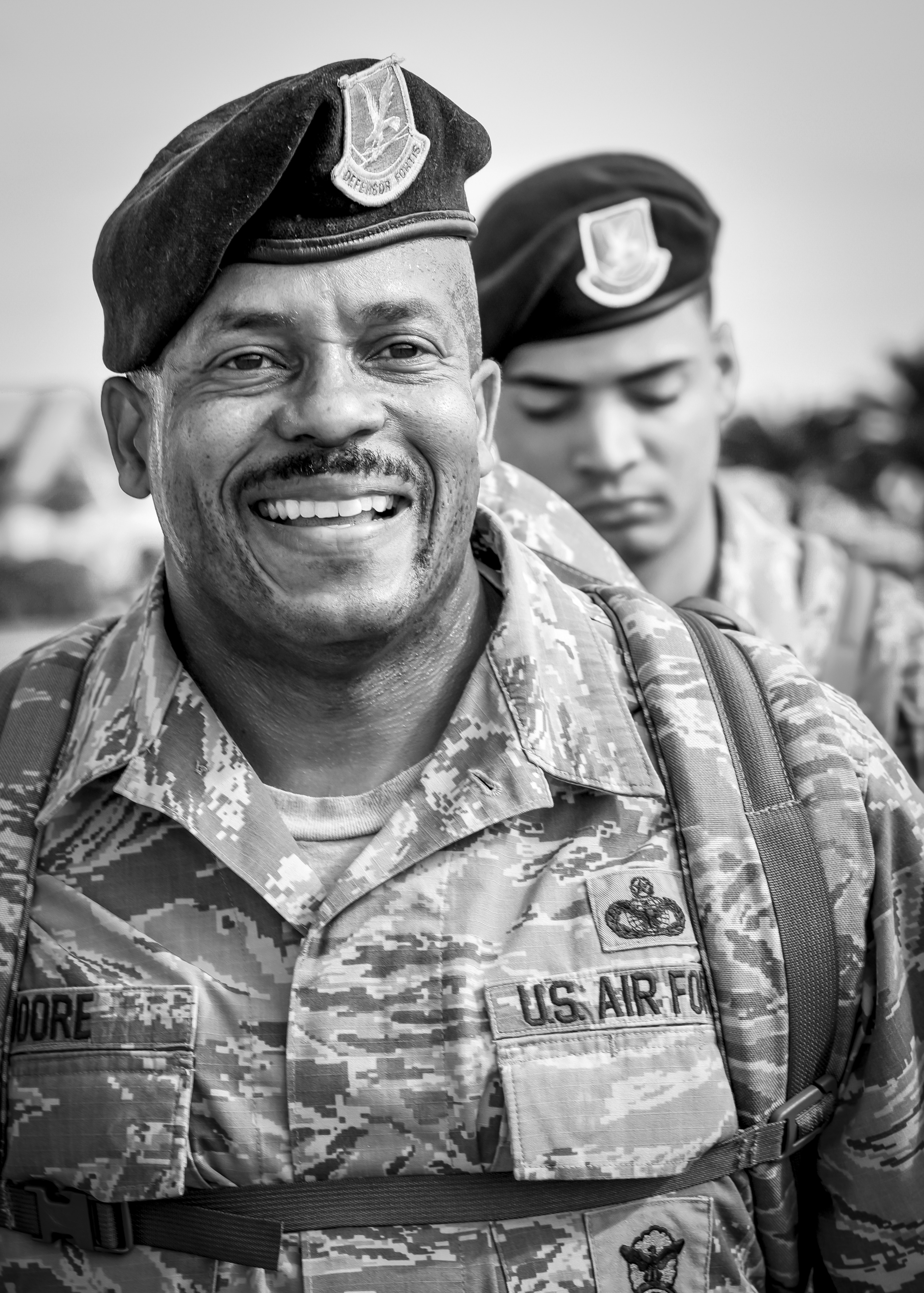 Team building frames security forces sendoff of top enlisted leader ...