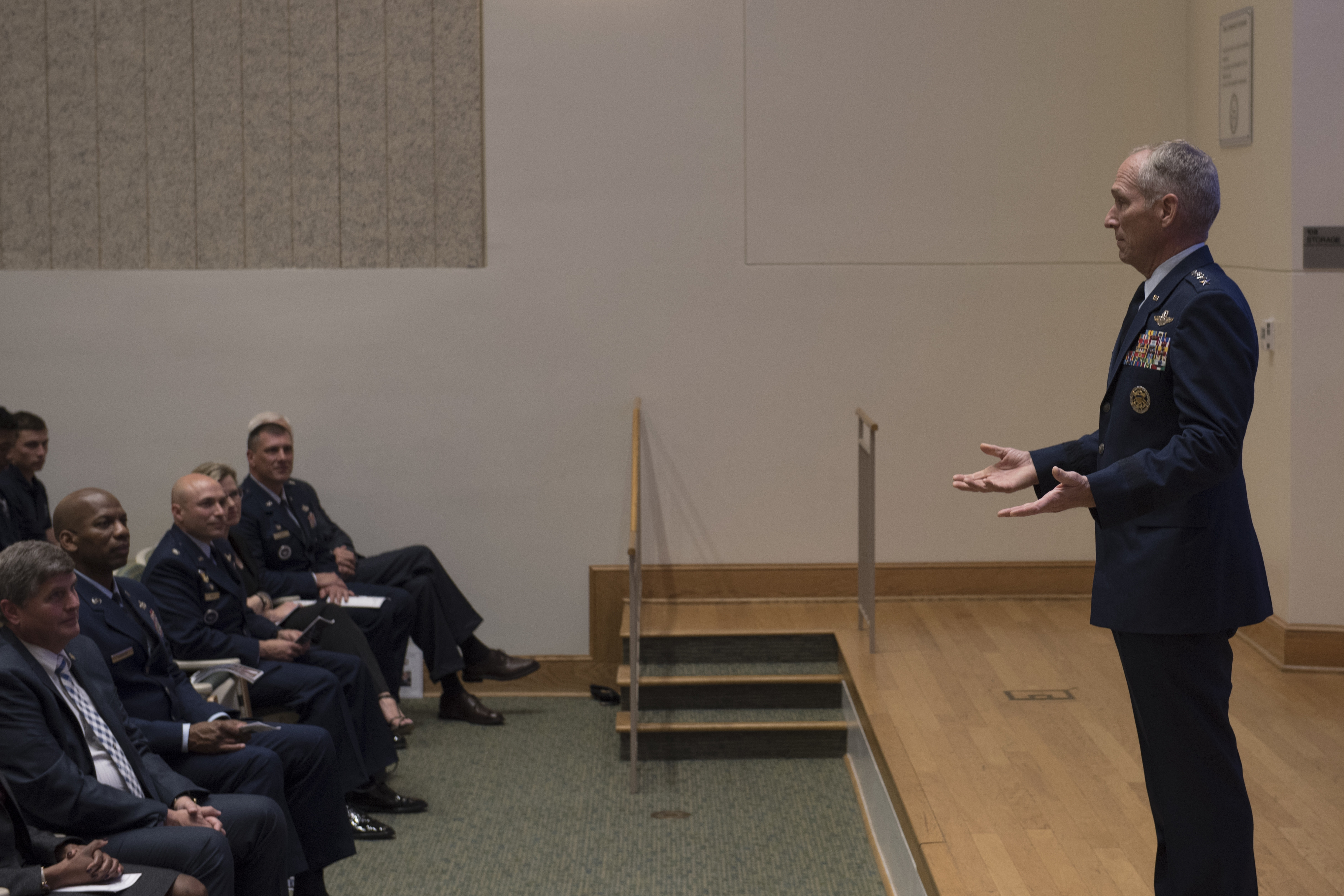 Retired general recognized in alumni induction ceremony > Seymour ...