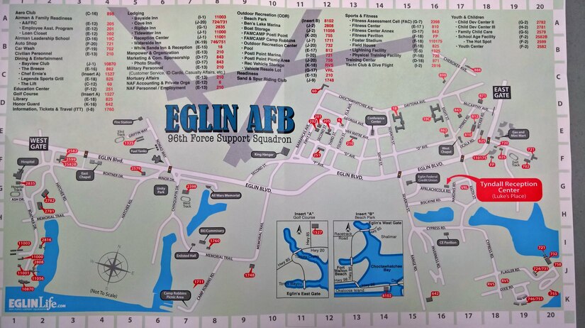 Eglin Reception Center Information > Tyndall Air Force Base > Article ...