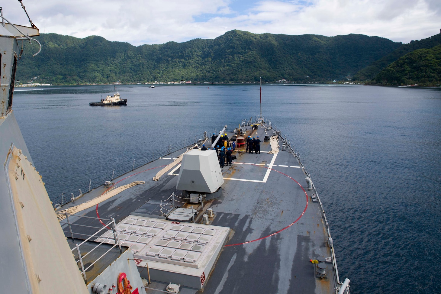 USS Shoup Arrives in American Samoa as Part of Oceania Maritime ...