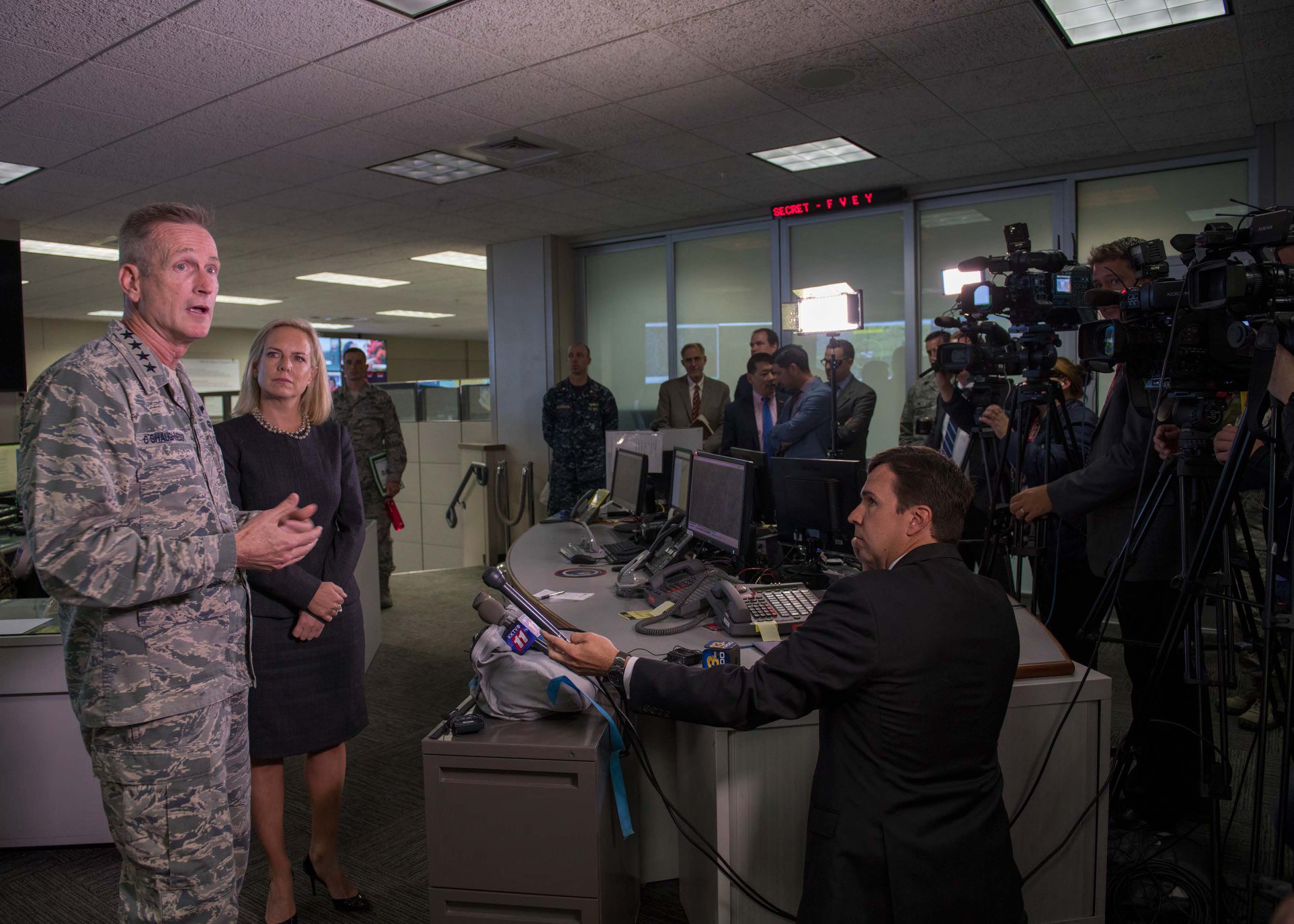 DHS Secretary visits NORAD and USNORTHCOM