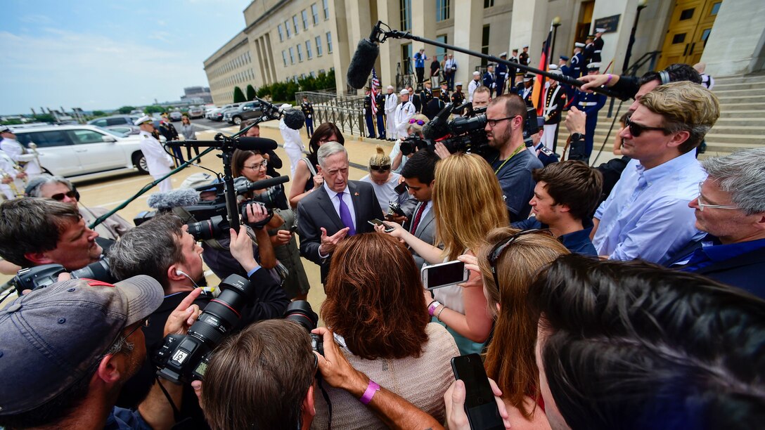 Remarks to Reporters | U.S. Department of War