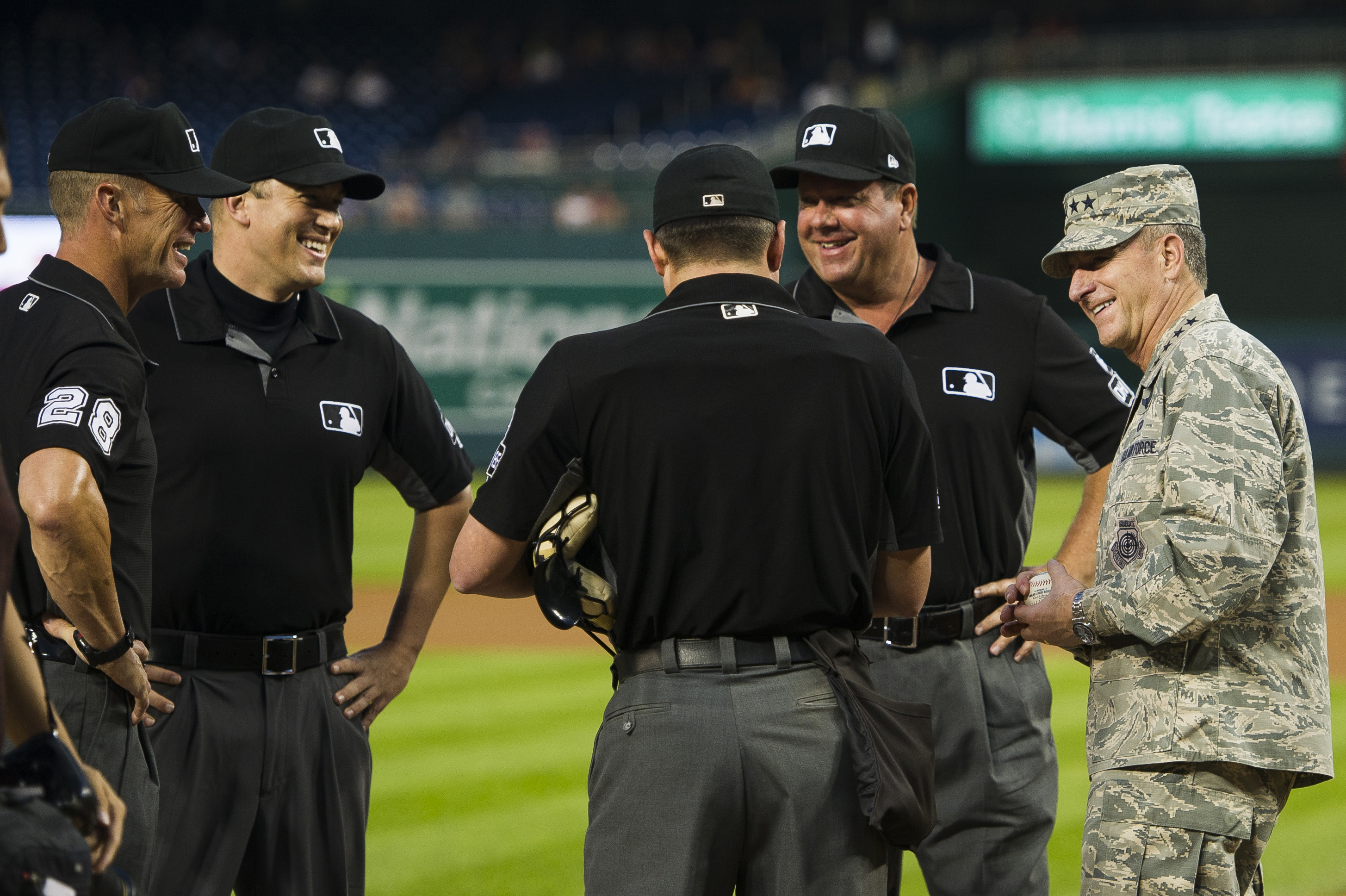 AFDW Airmen celebrate AF birthday at Nationals baseball game > Air ...