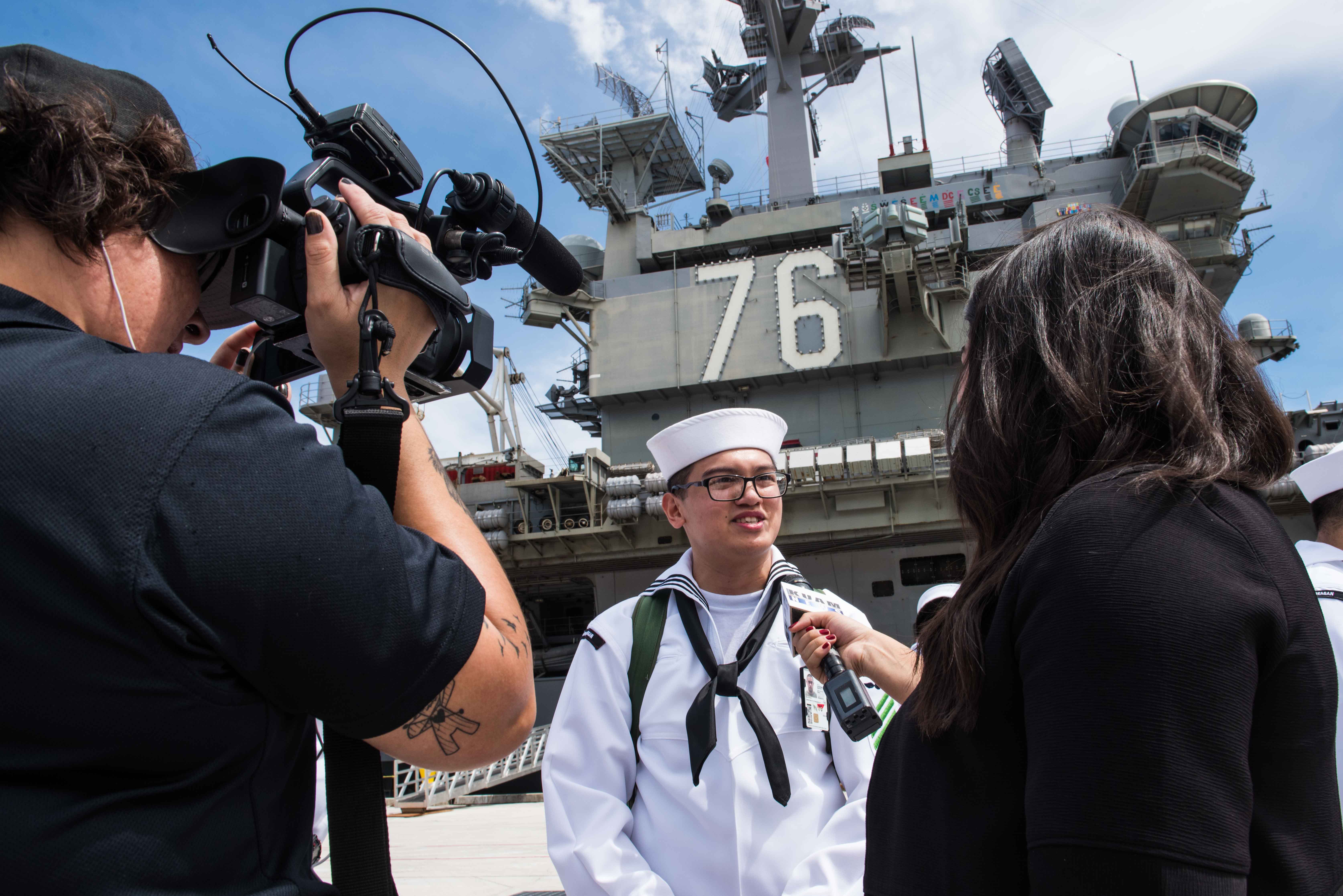 Bringing Home 20 Local Sailors, USS Ronald Reagan arrives Guam > United ...