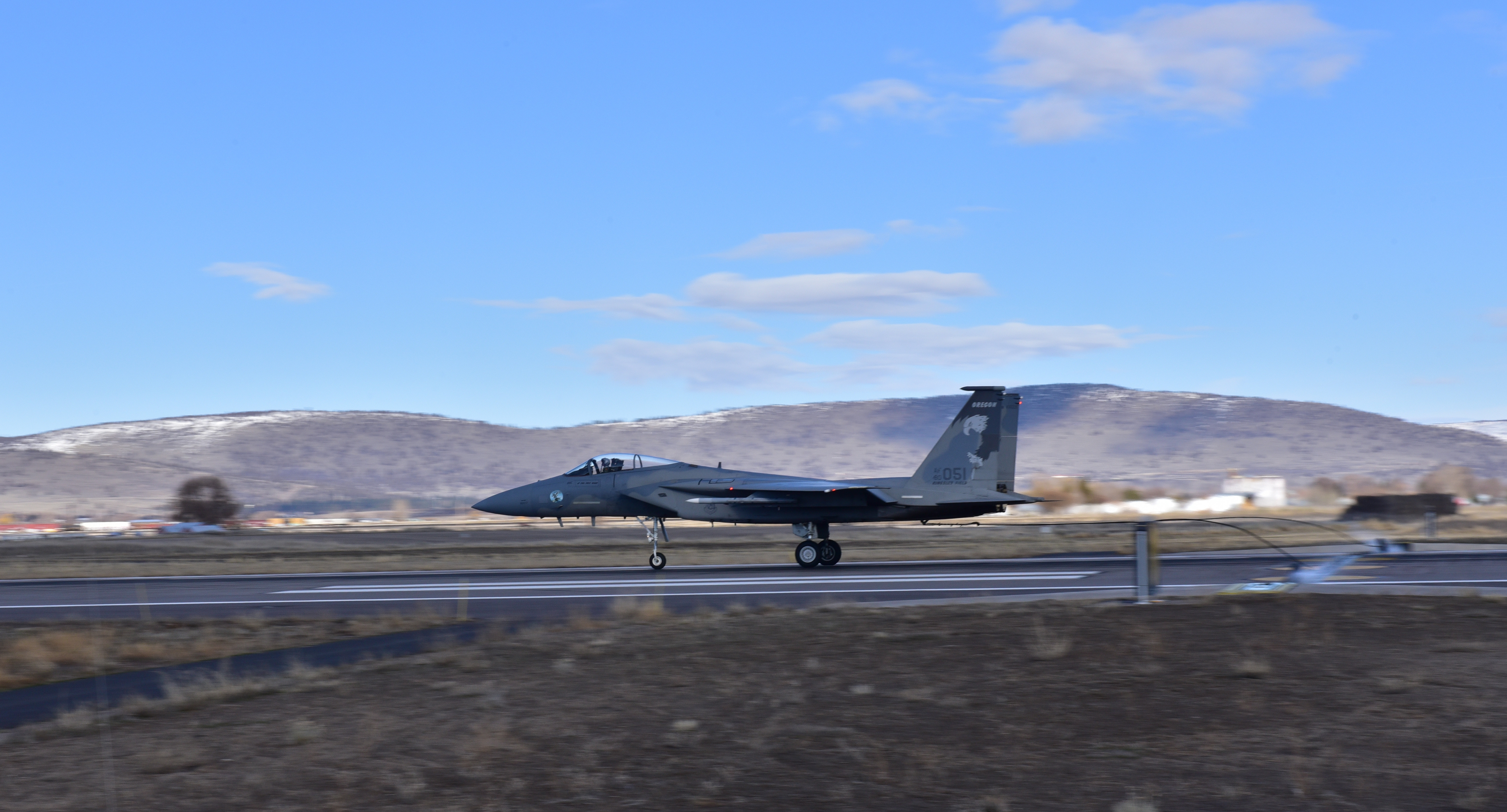 F-15C Eagles “take the cable” when CE tests emergency arresting system ...