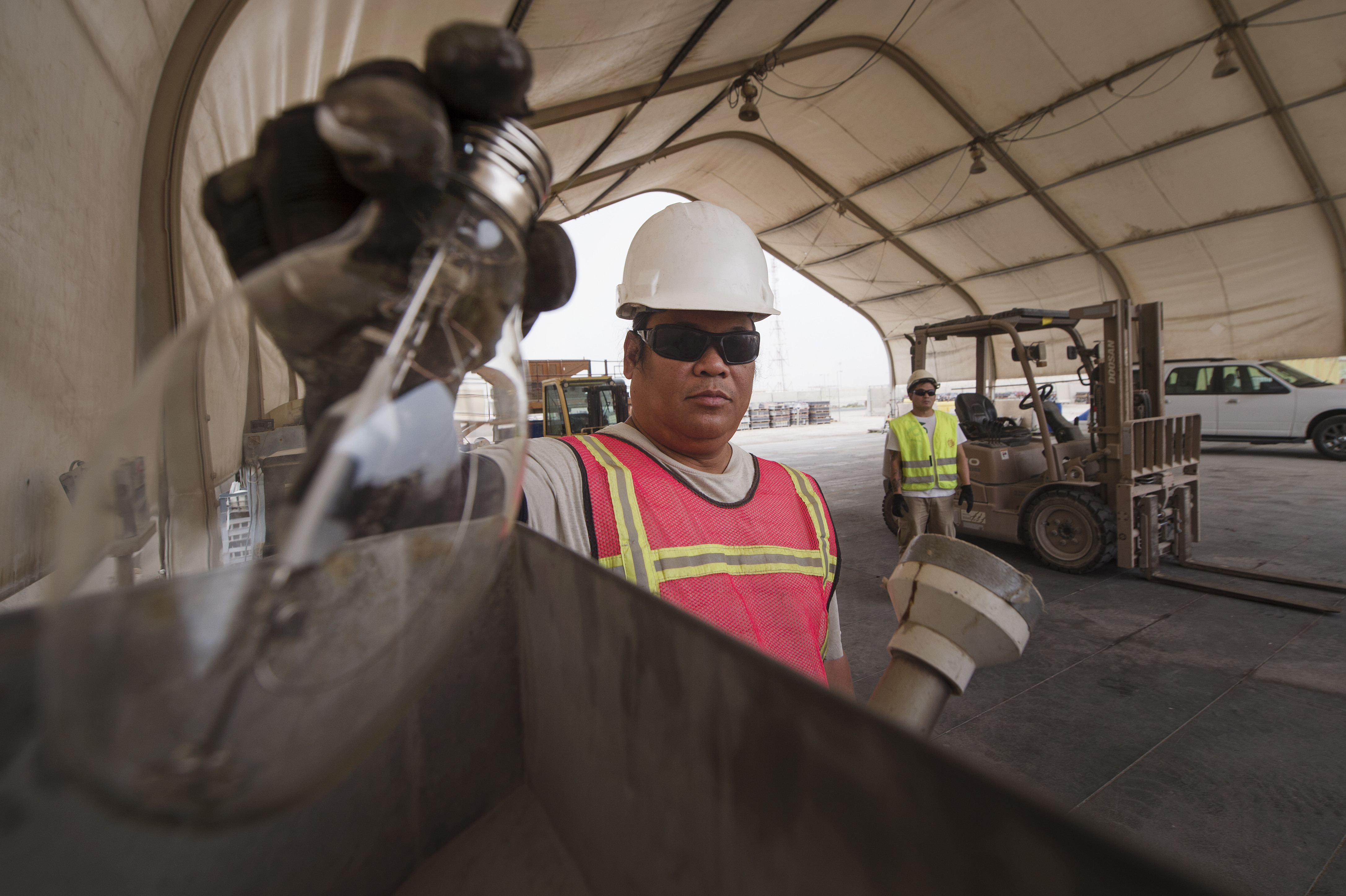 Environmental team manages HAZWASTE disposal, recycling > Defense ...