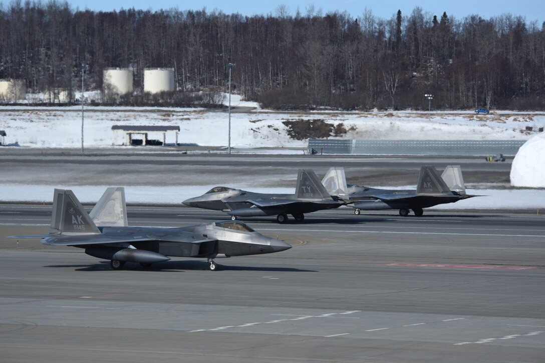 JBER F-22s Demonstrate Combat Capabilities