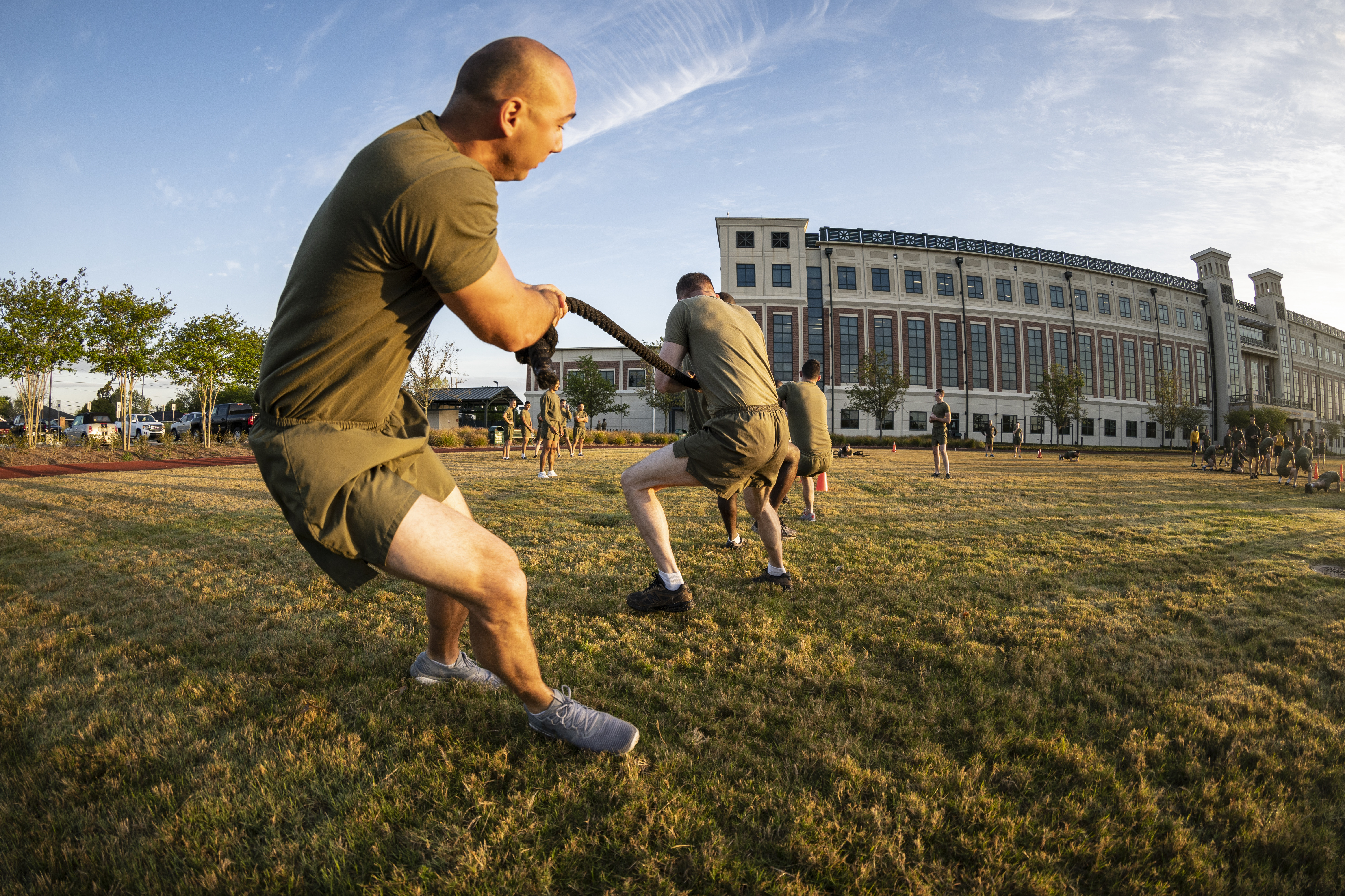MARFORRES Marines participate in a Total Force Fitness event