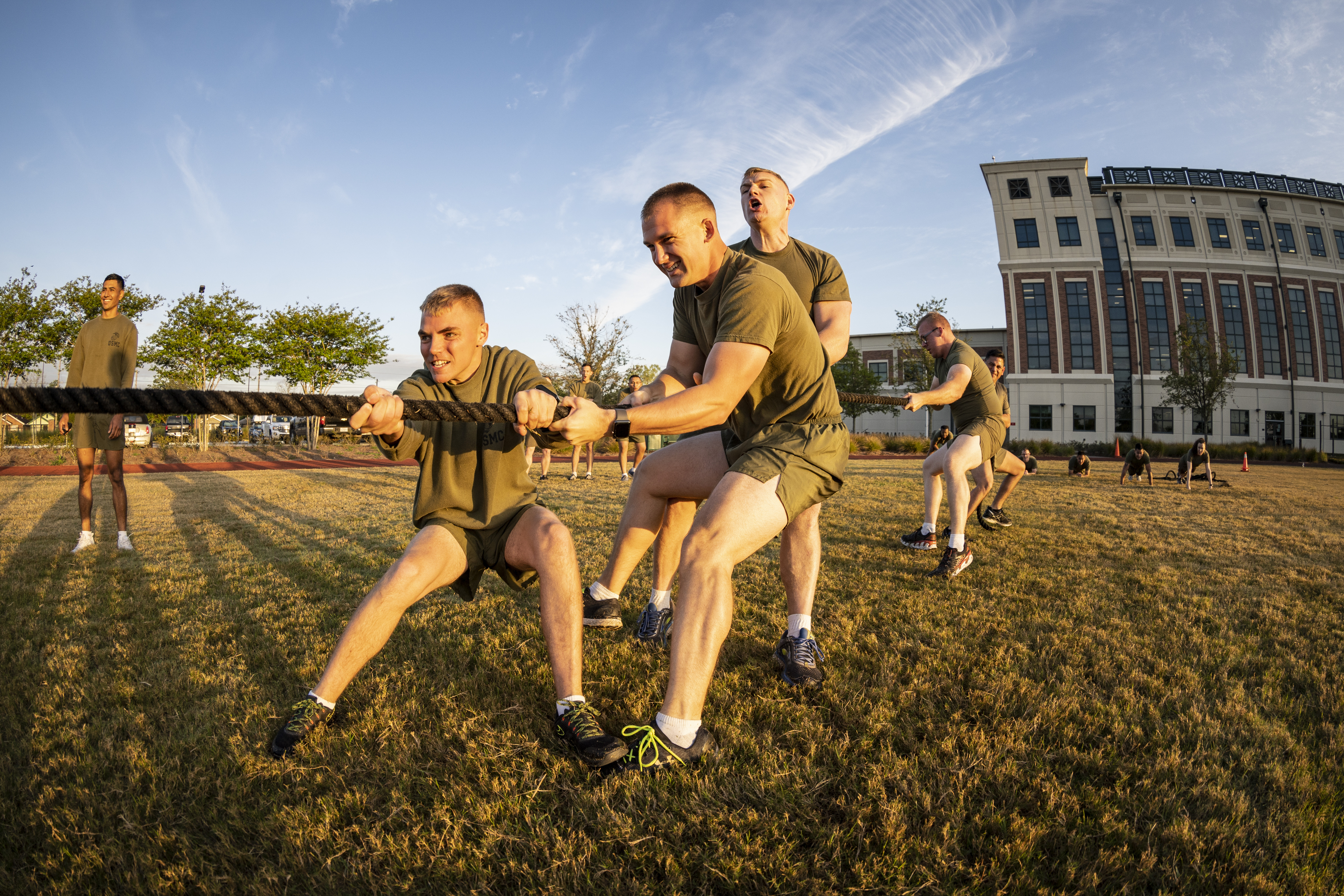 MARFORRES Marines participate in a Total Force Fitness event