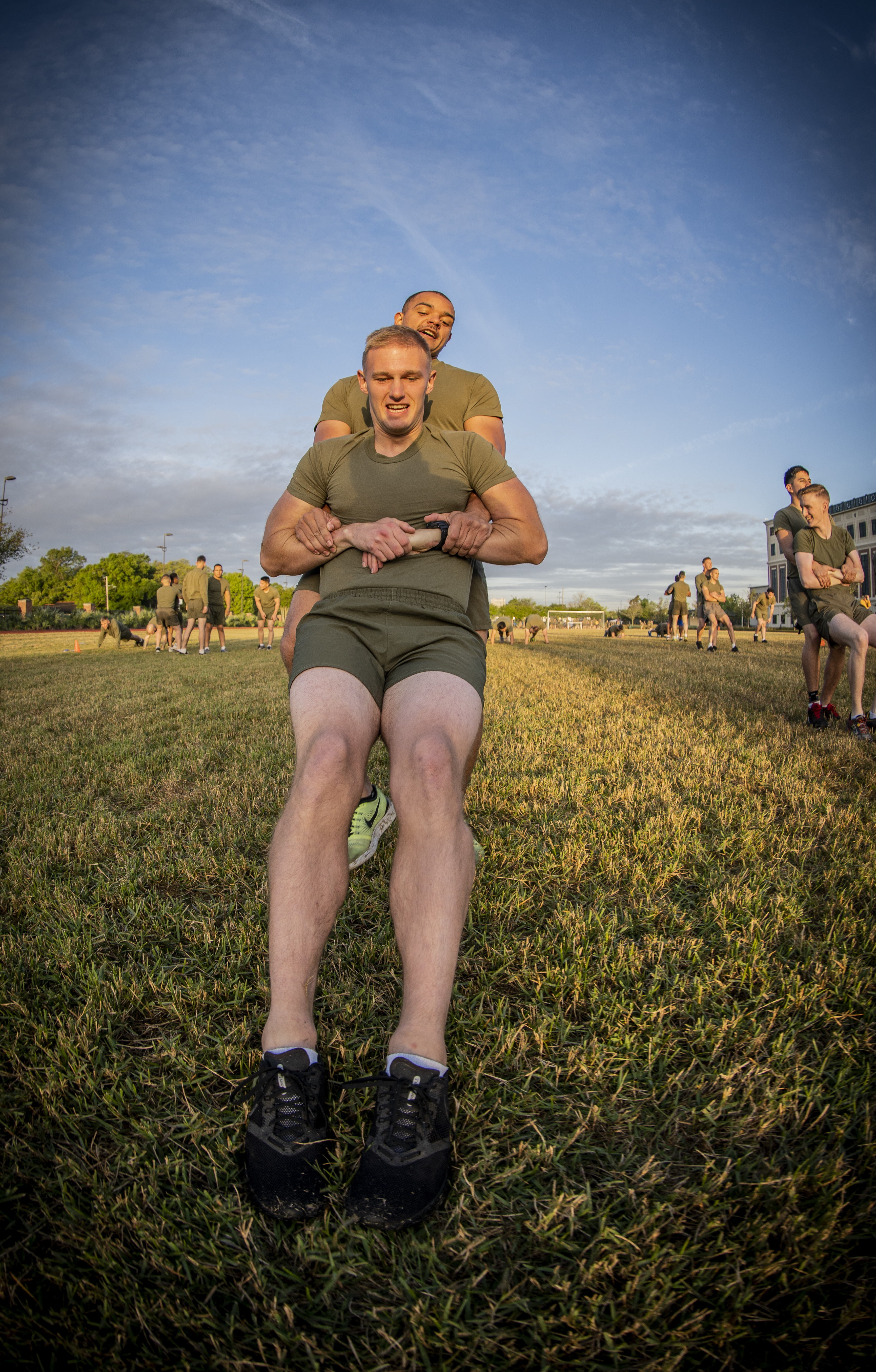 MARFORRES Marines participate in a Total Force Fitness event