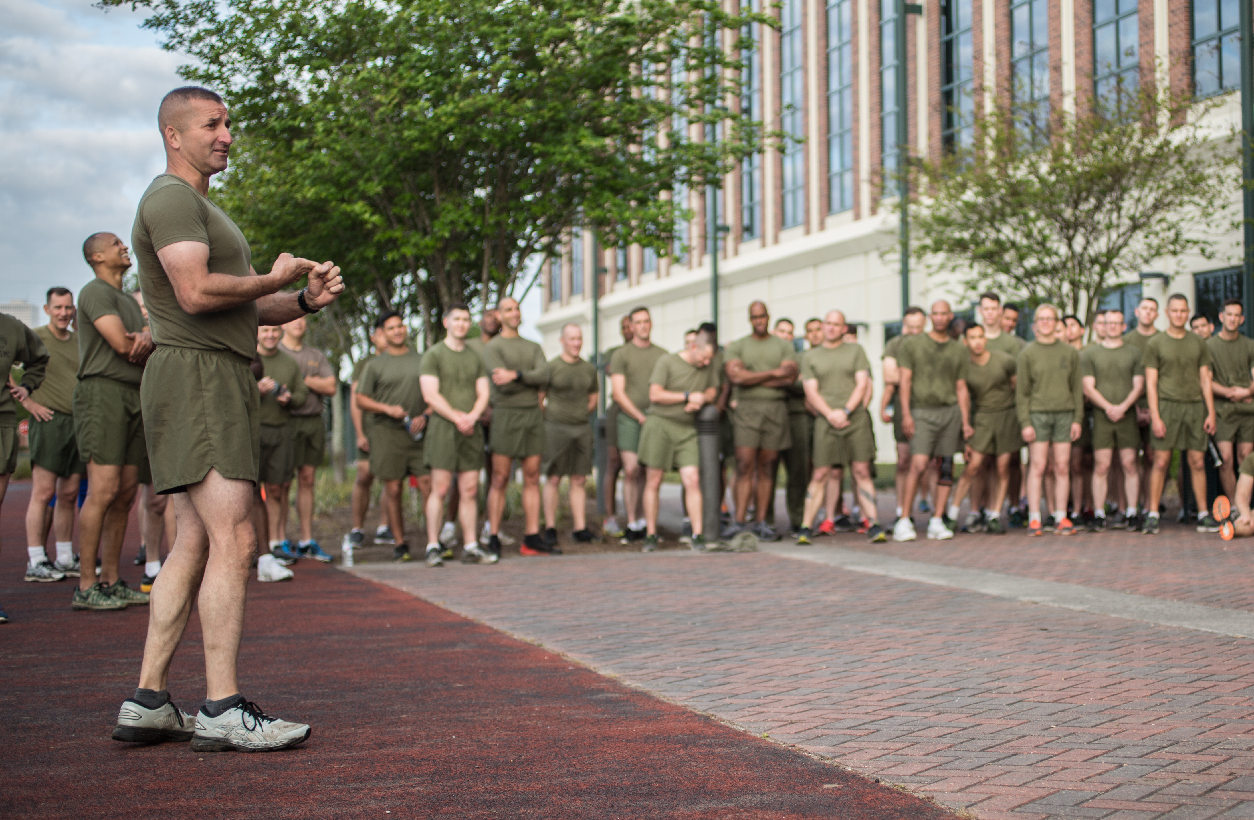 MARFORRES Marines participate in a Total Force Fitness event
