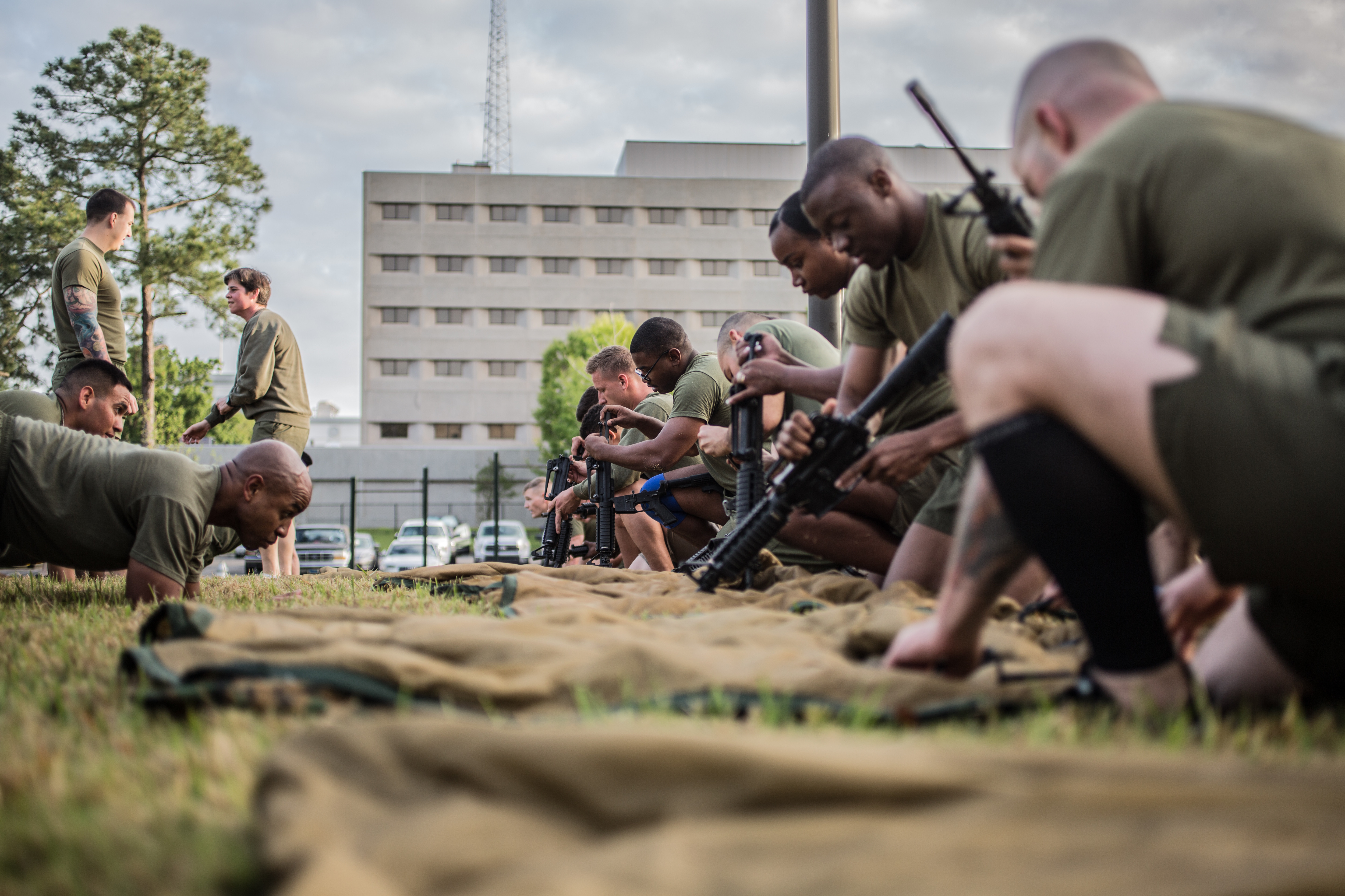 MARFORRES Marines participate in a Total Force Fitness event