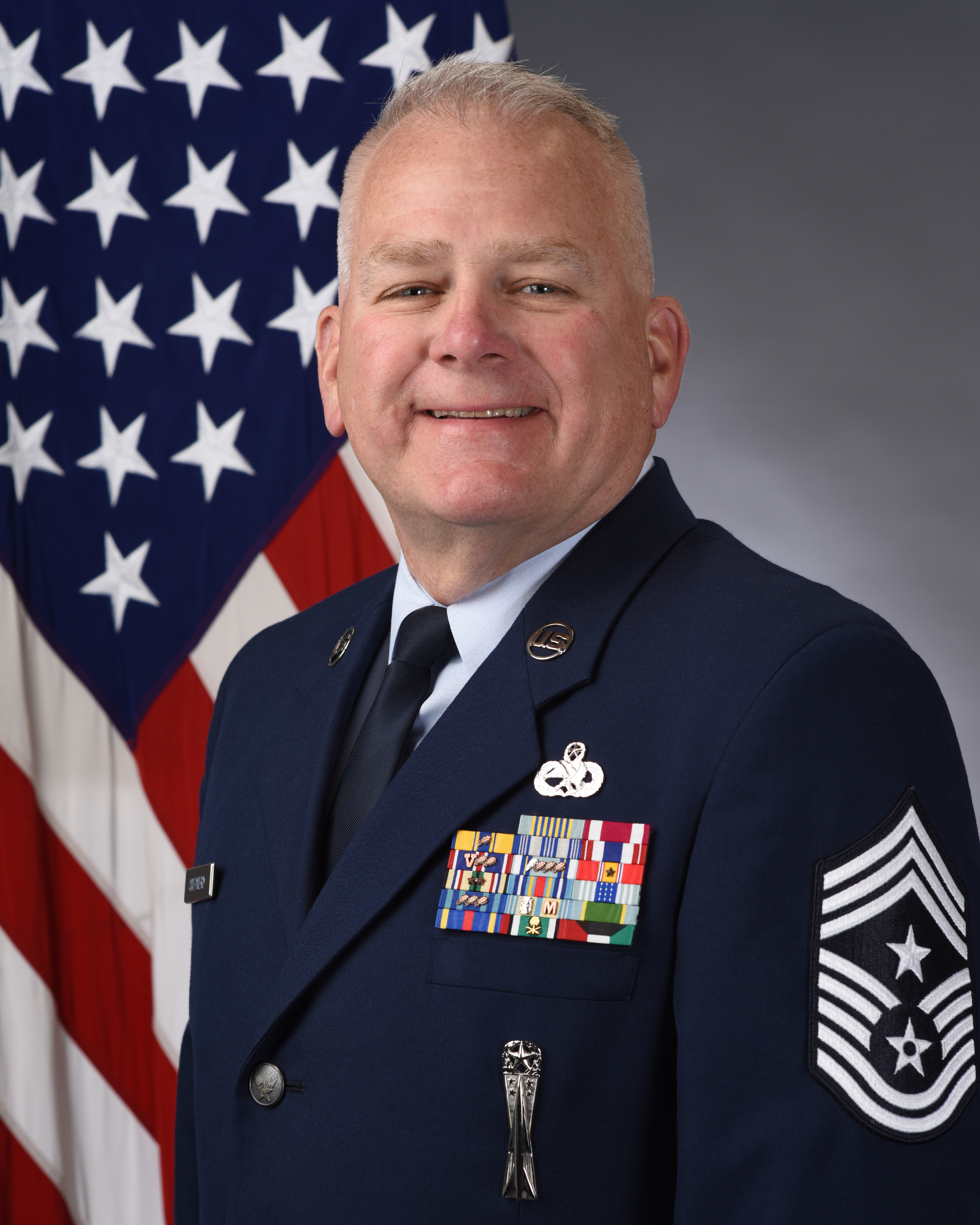 Cheif Master Sgt. Stephen Shepherd, 169th FW command chief