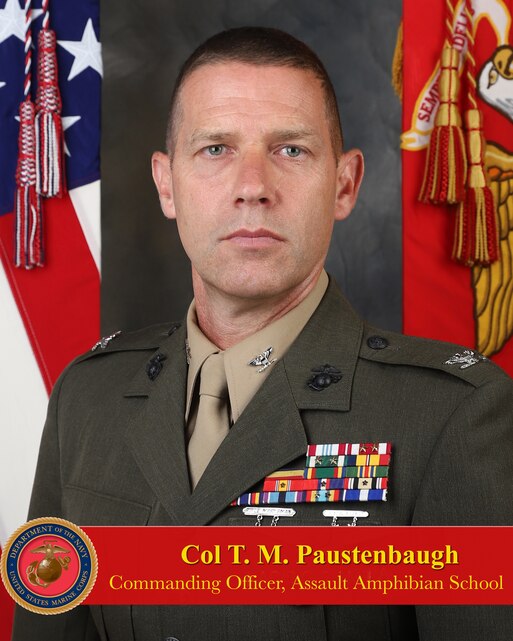 Colonel T. M. Paustenbaugh > Training Command > Biography