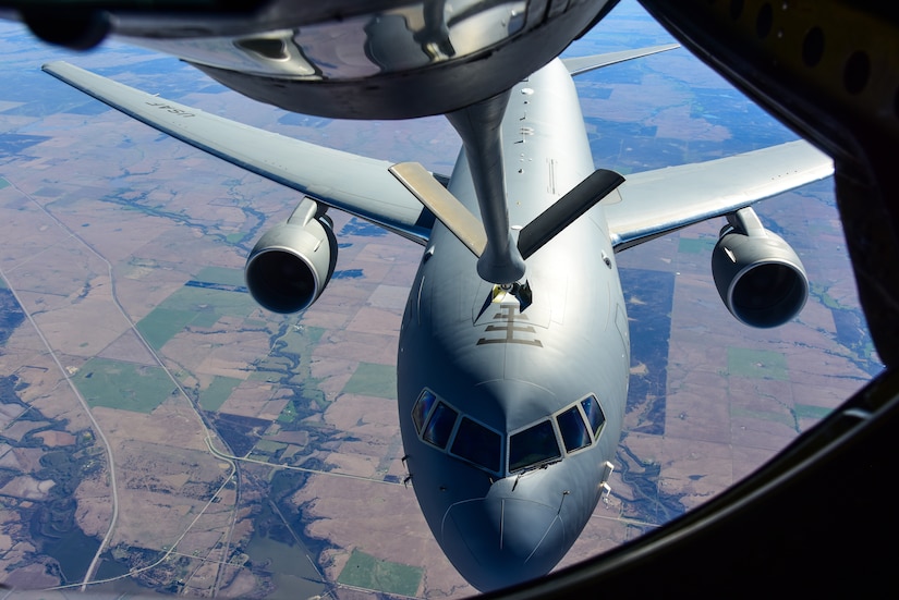 First KC-135 to KC-46 Refueling Sortie > McConnell Air Force Base > News